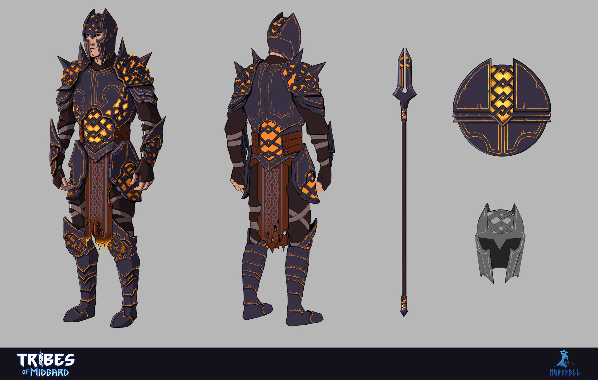 Stéphanie Desharnais - Tribes of Midgard - Ember armor set