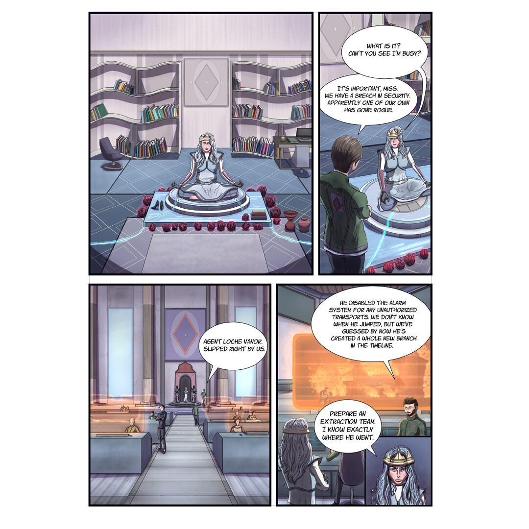 ArtStation - One Time Away (Comic Short)