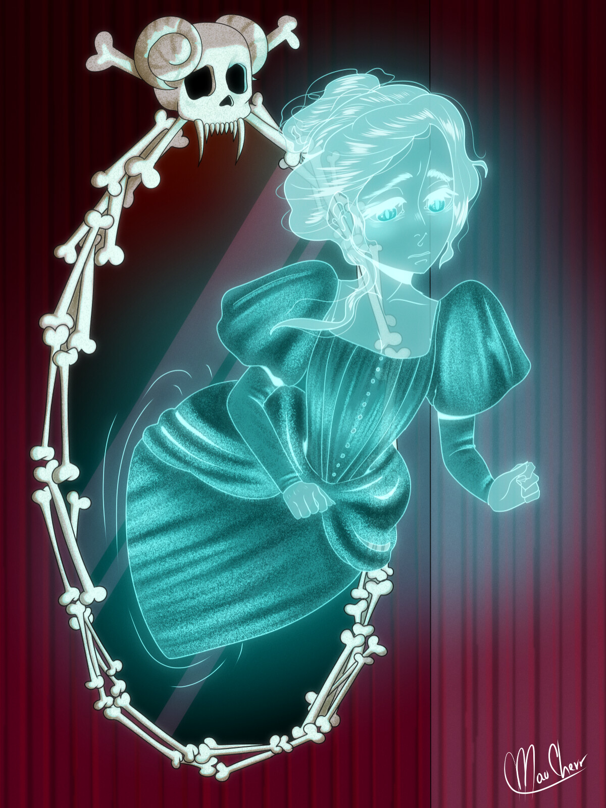 ArtStation - Monster gals: Phantom