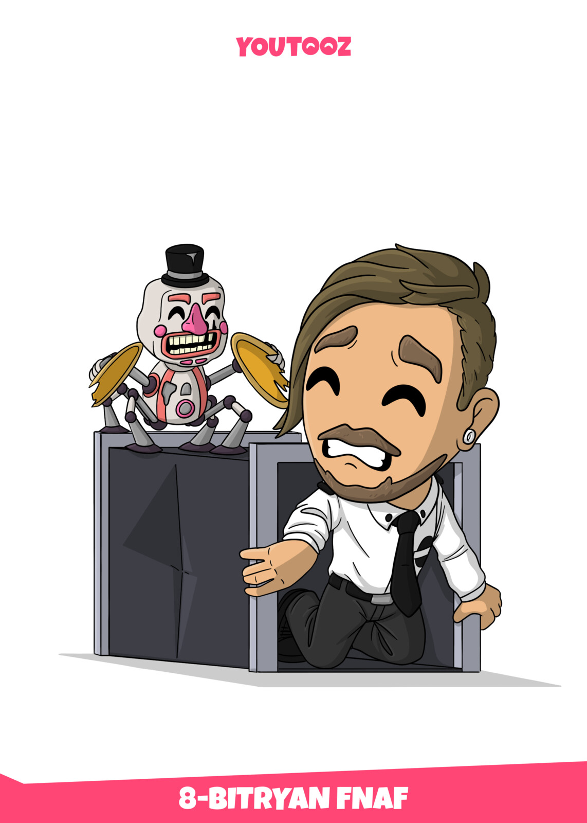 racckun - Jordan W. - Contracted Youtooz Concept - 8-BitRyan x Music-Man