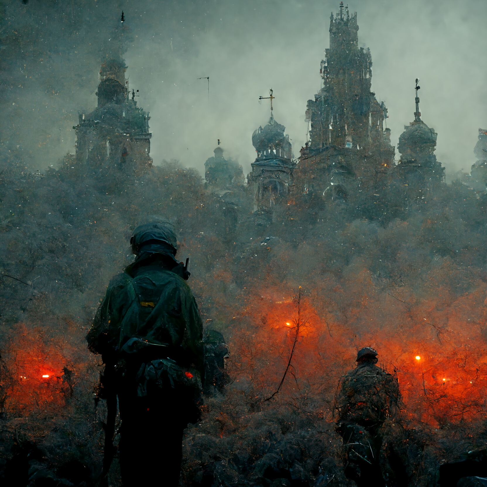 ArtStation - Stalker Chernobyl Kiev Lavra church