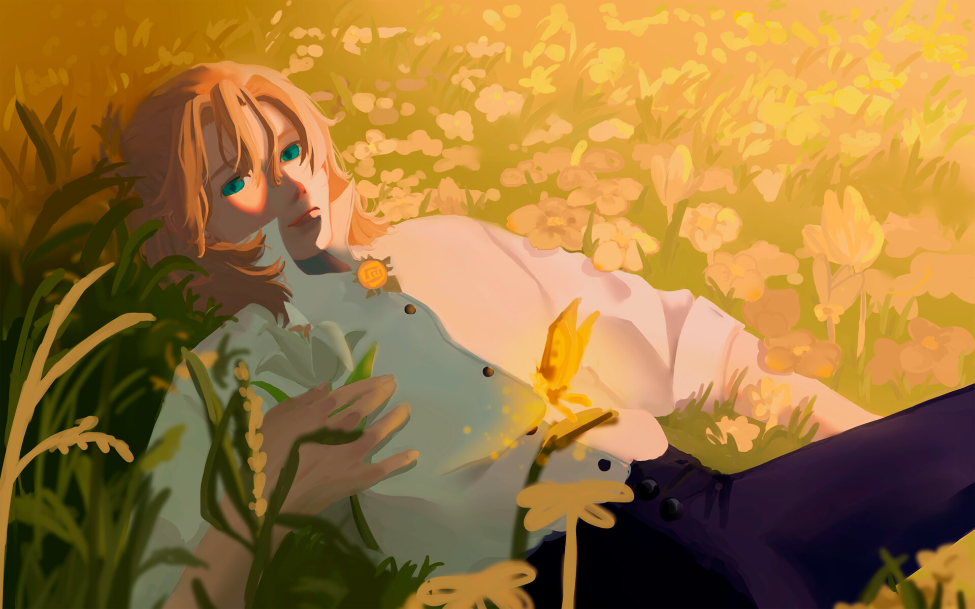 ArtStation - Sunset date with albedo