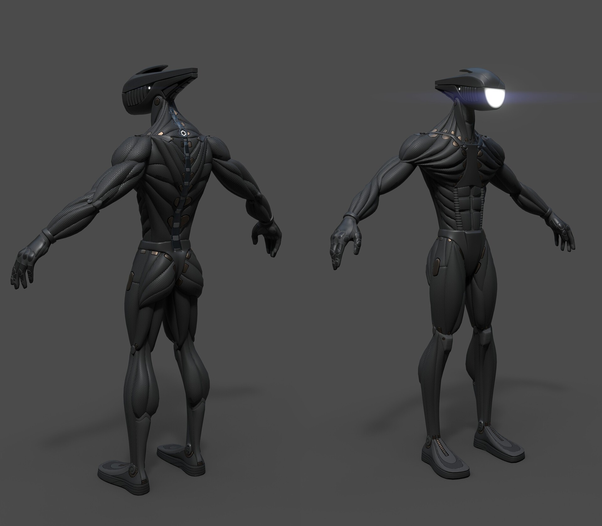 ArtStation - Cyborg game ready