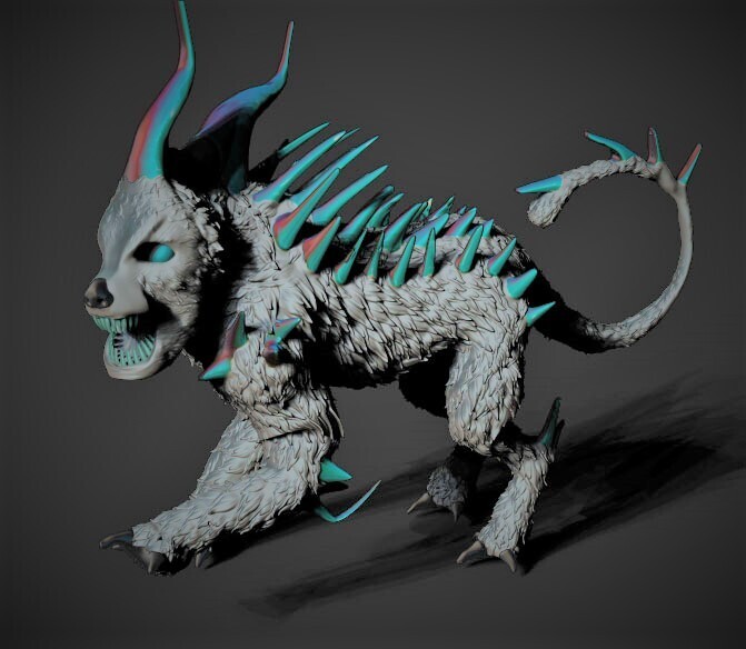 ArtStation - Ice Wolf