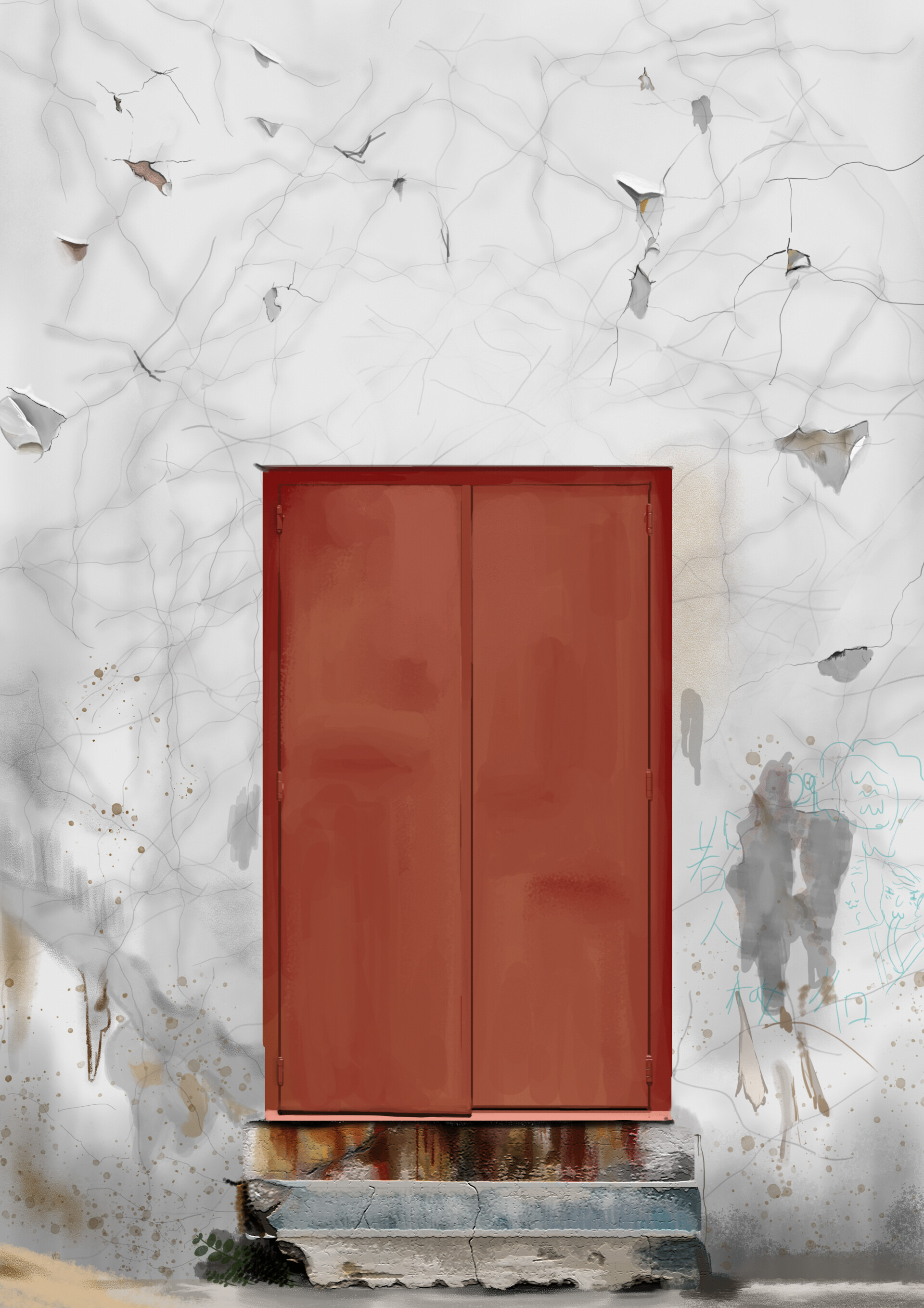 ArtStation - Red door