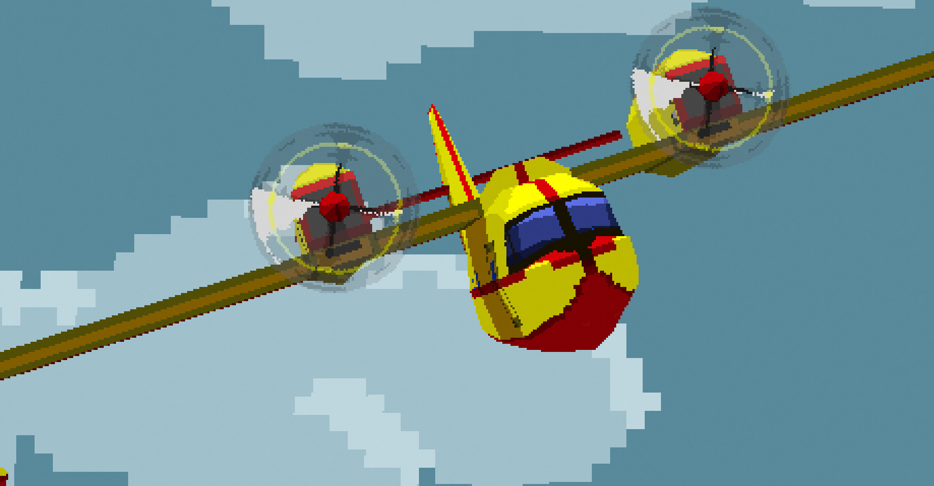 Timur - PSX styled low poly plane.