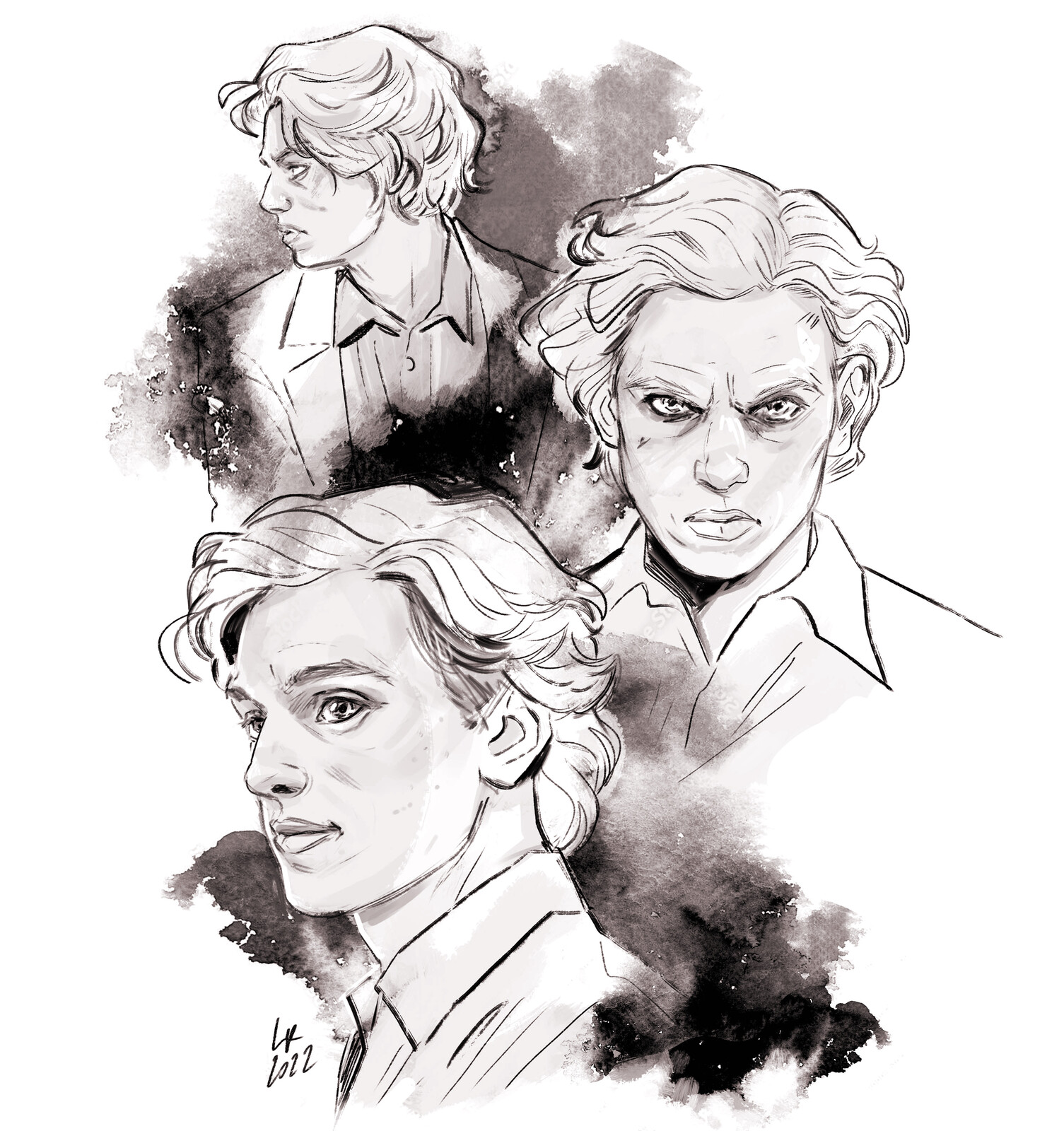 Jamie Campbell Bower Drawing