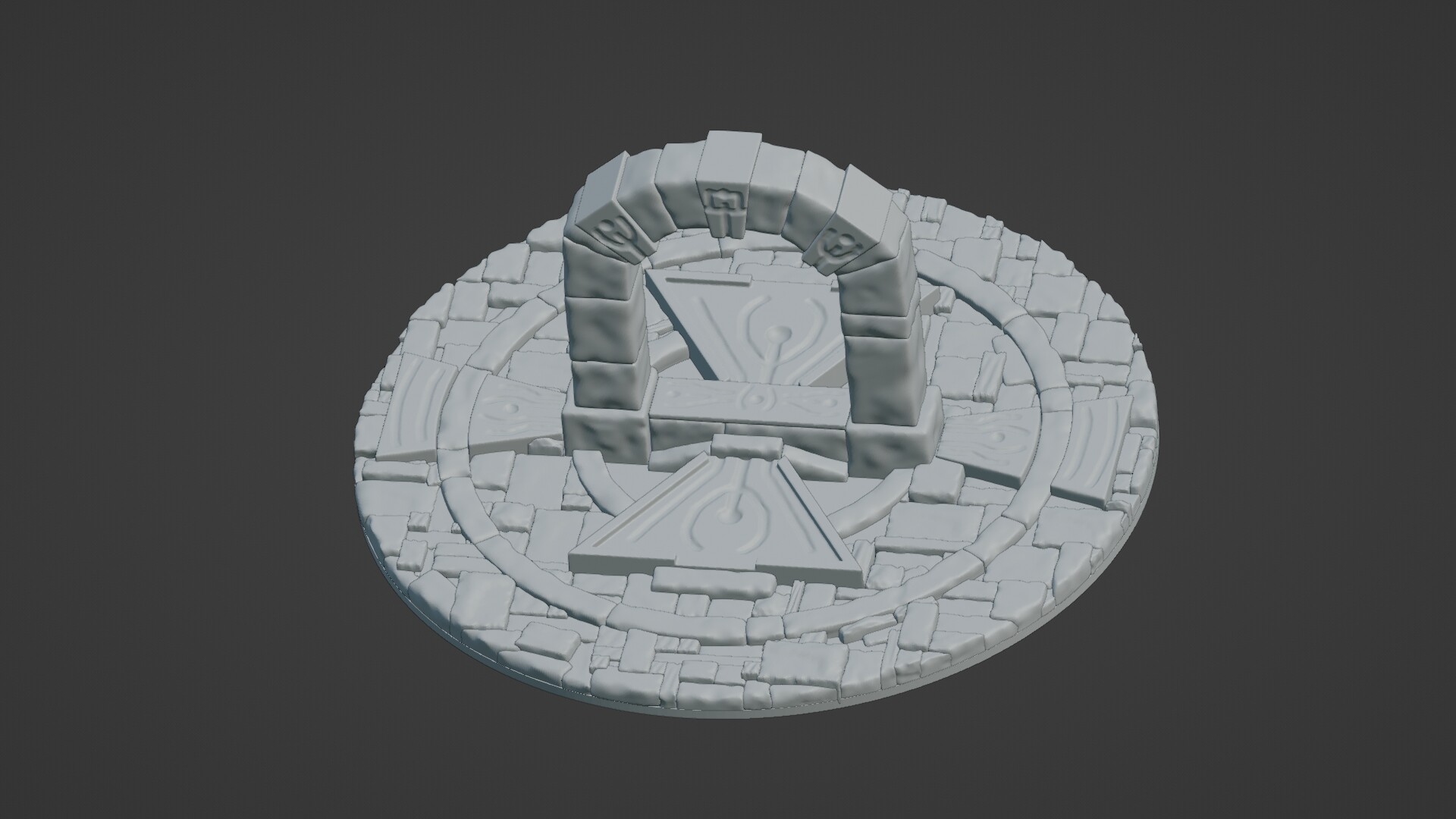 ArtStation - 3D model fantasy portal tabletop terrain