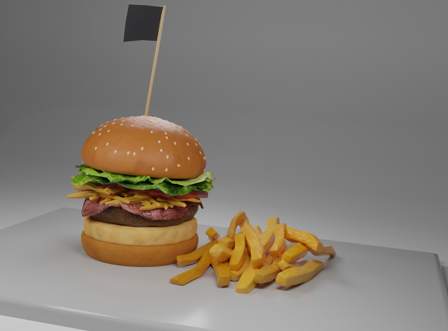ArtStation - Hamburger