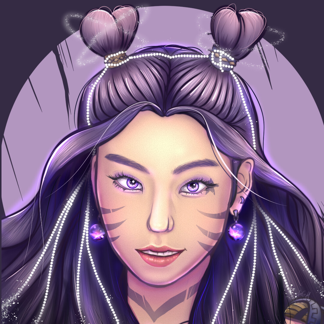 ArtStation - Tribal aether mage Yeji