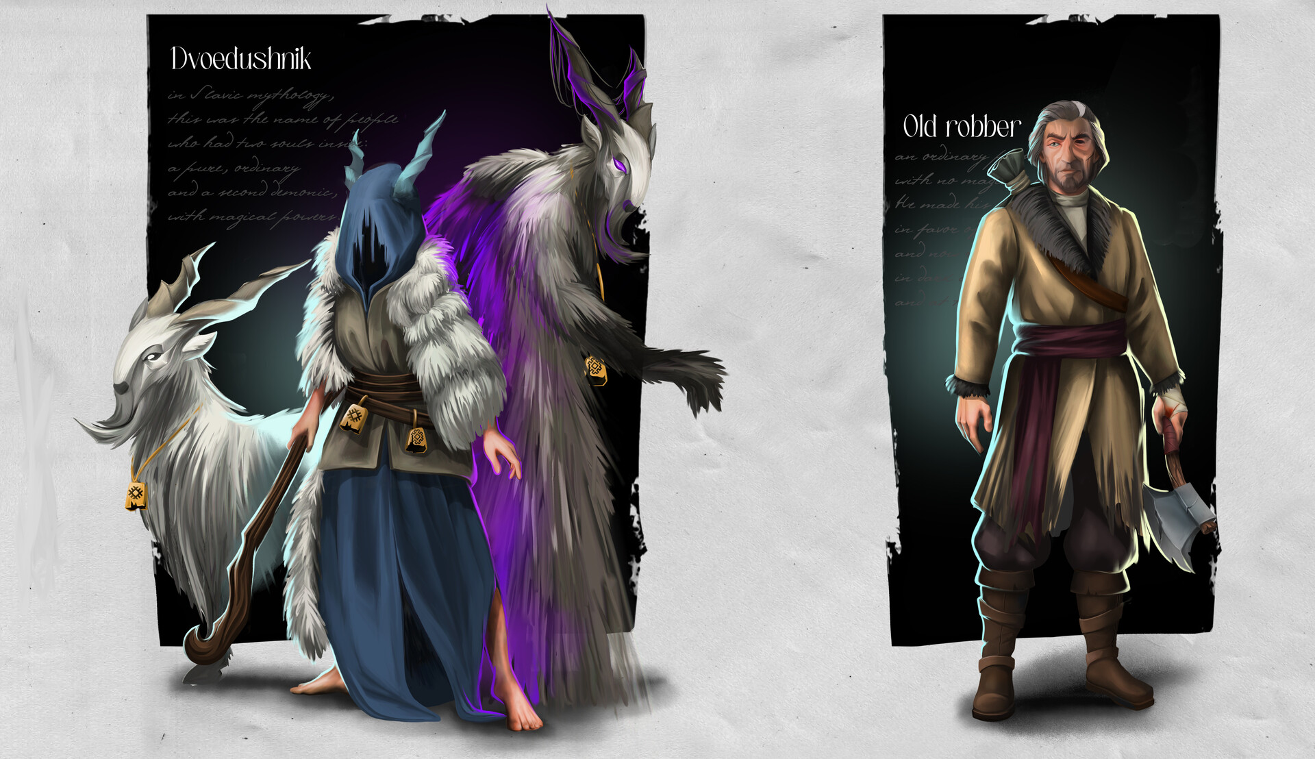 ArtStation - Character design for a game