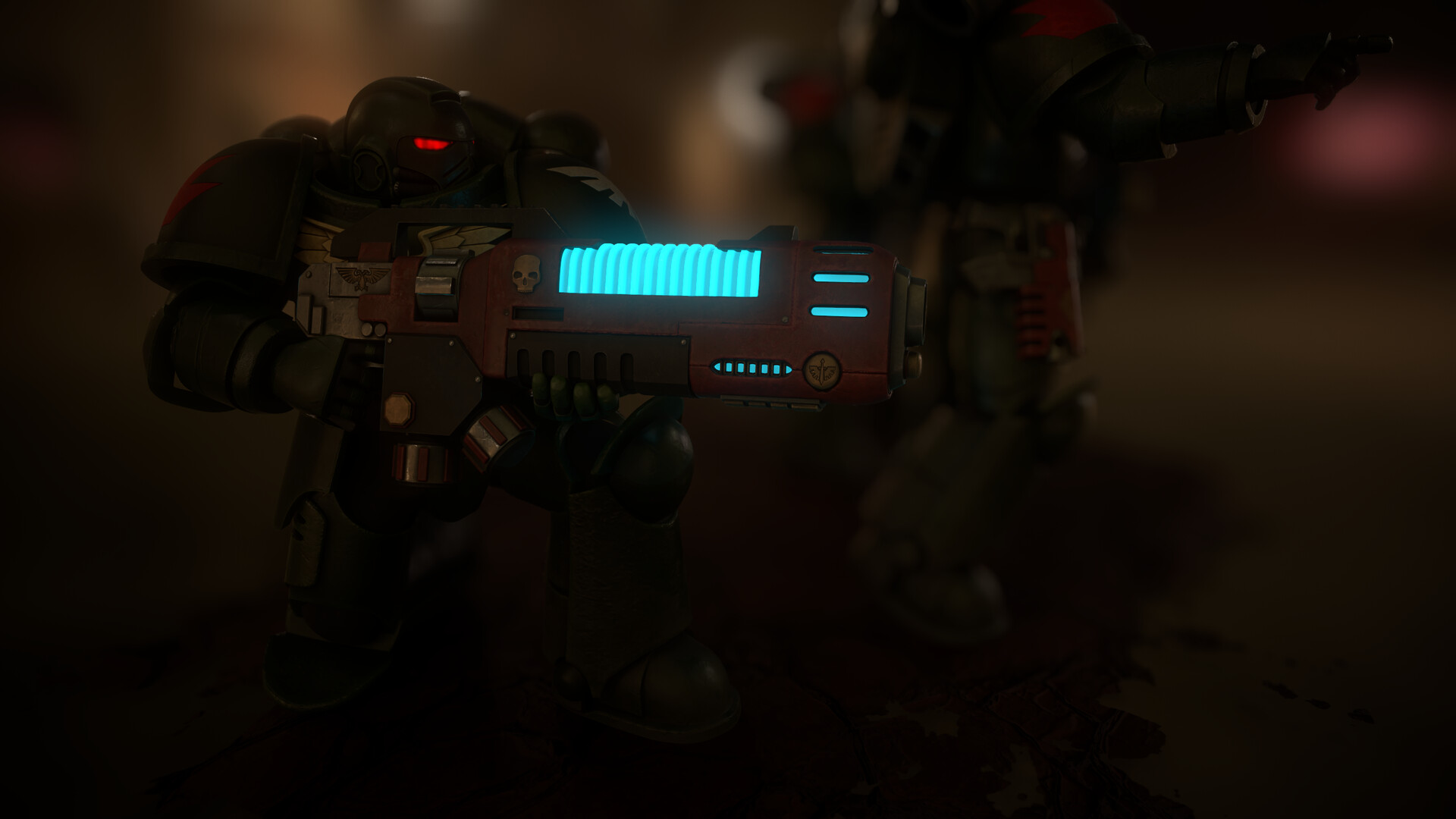 ArtStation - Warhammer: Dark Angel's primaris hellblasters