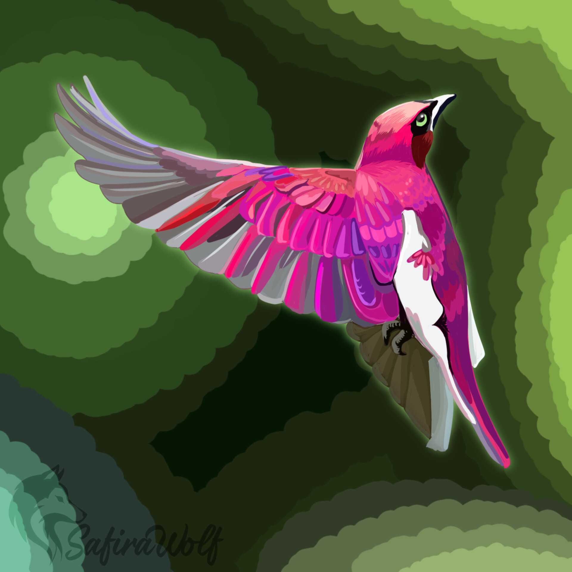 ArtStation - Violet Backed Starling