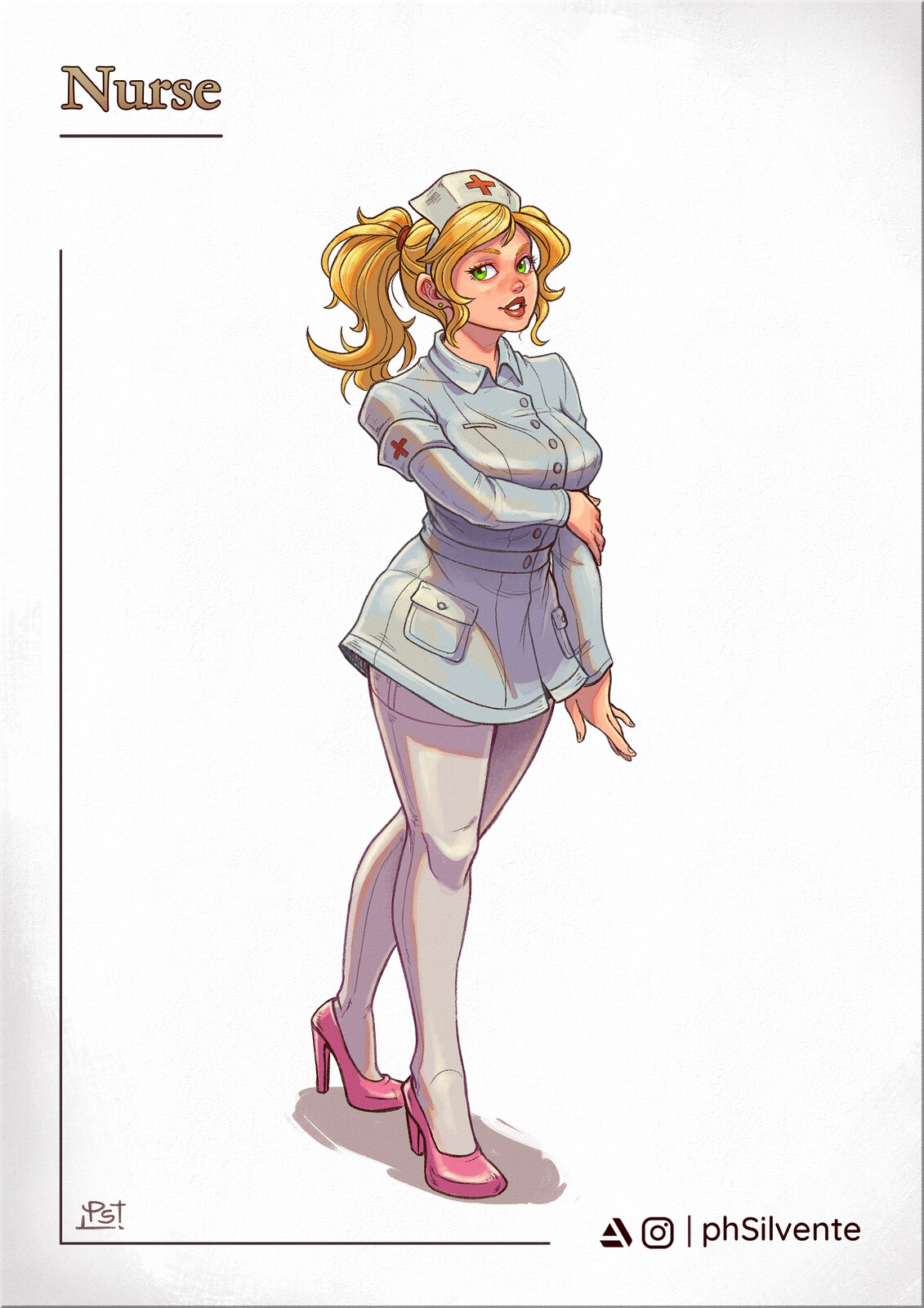 Paulo Silvente - RPG Character Design Studies