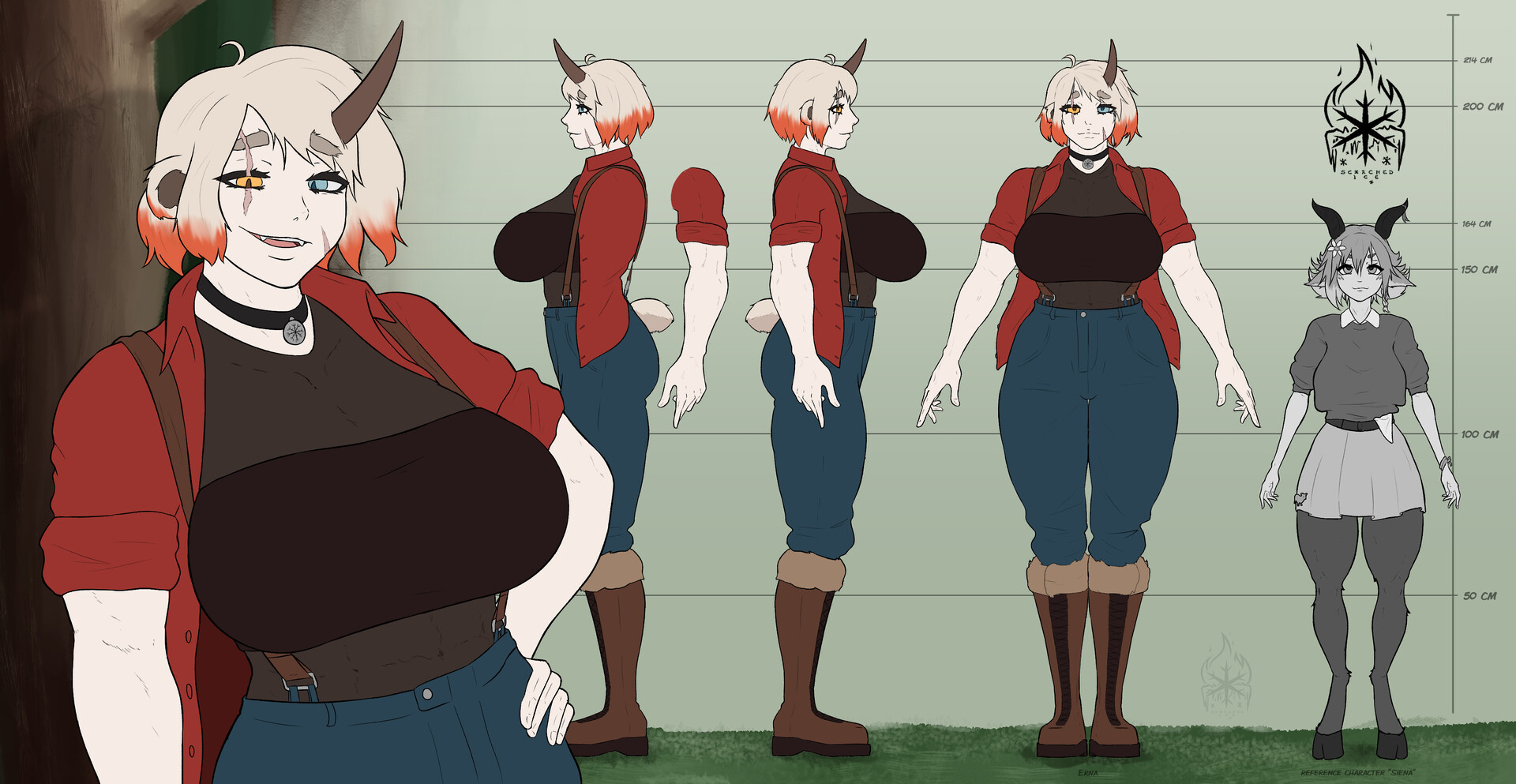 ArtStation - "Erna Trygvedóttir" character sheet