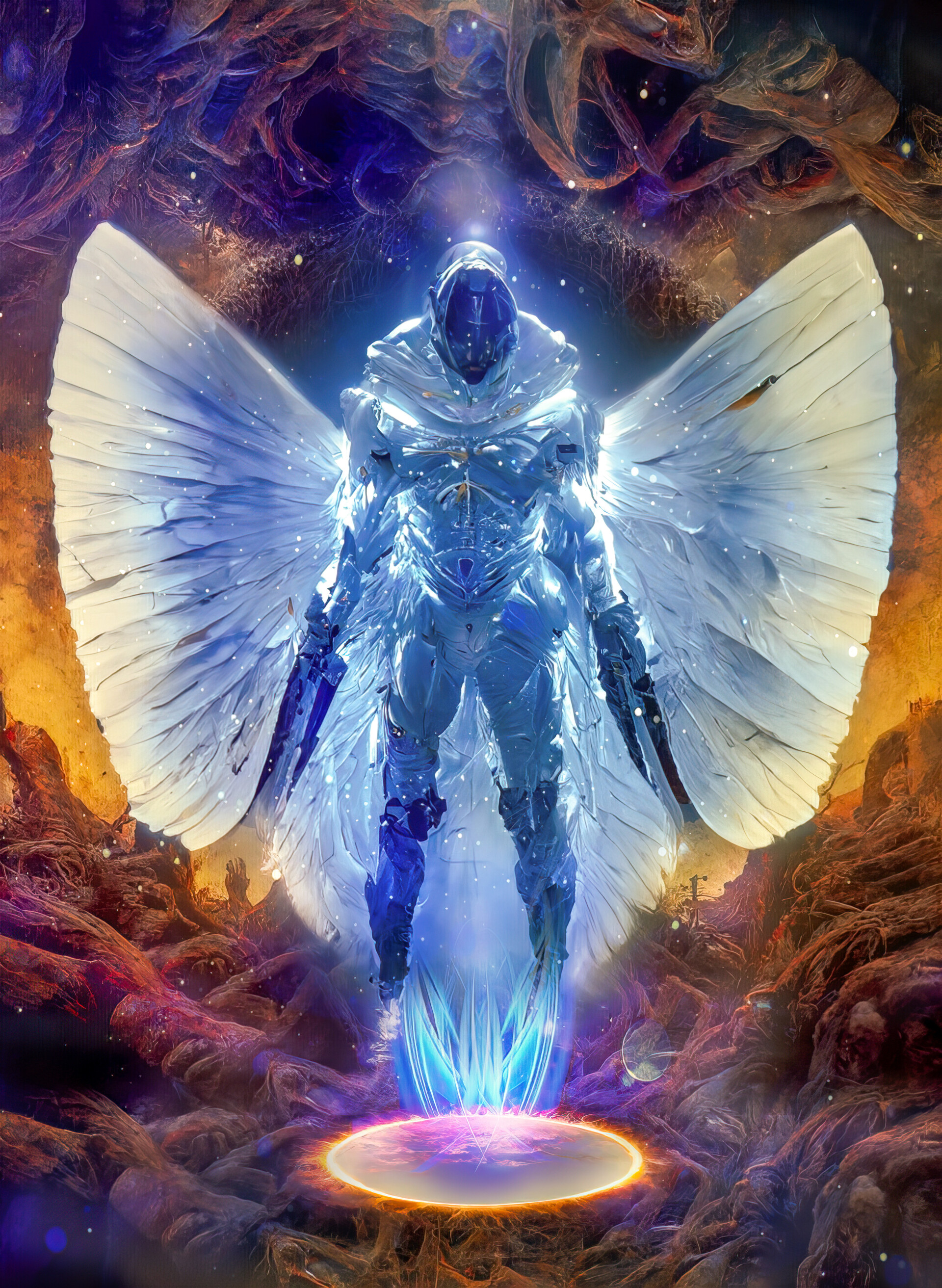 ArtStation - Warrior on an alien planet