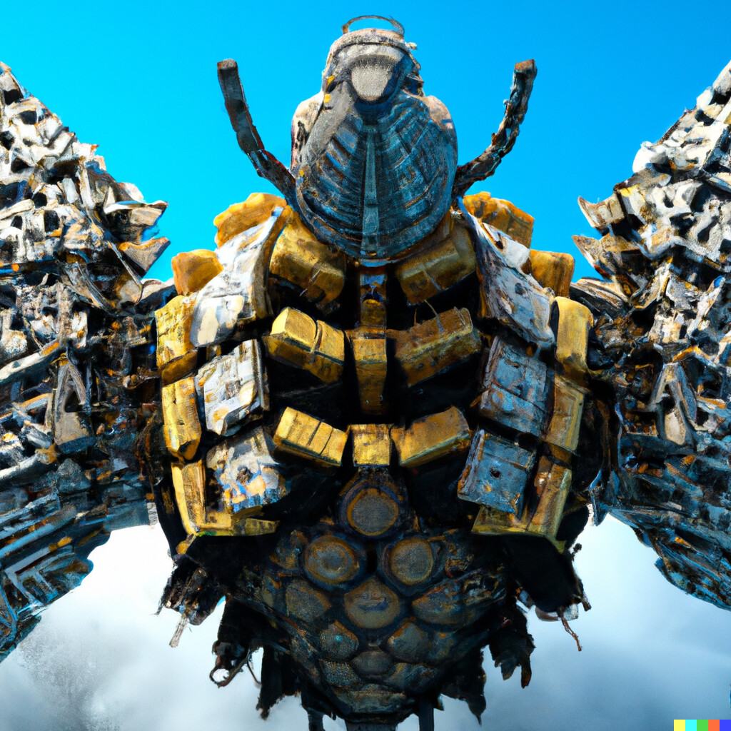 ArtStation - "Exopollinator Deploying Terraforming Swarms"