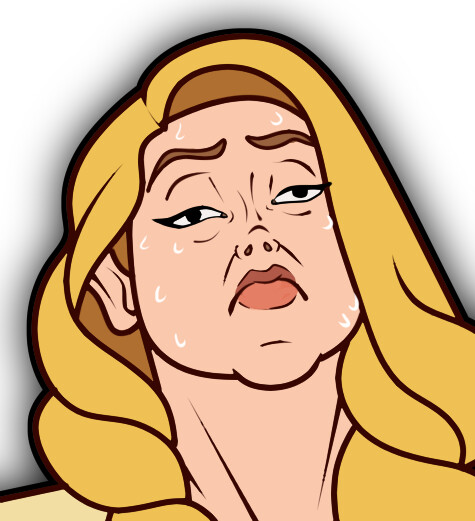 ArtStation - Amber Heard sweat emote