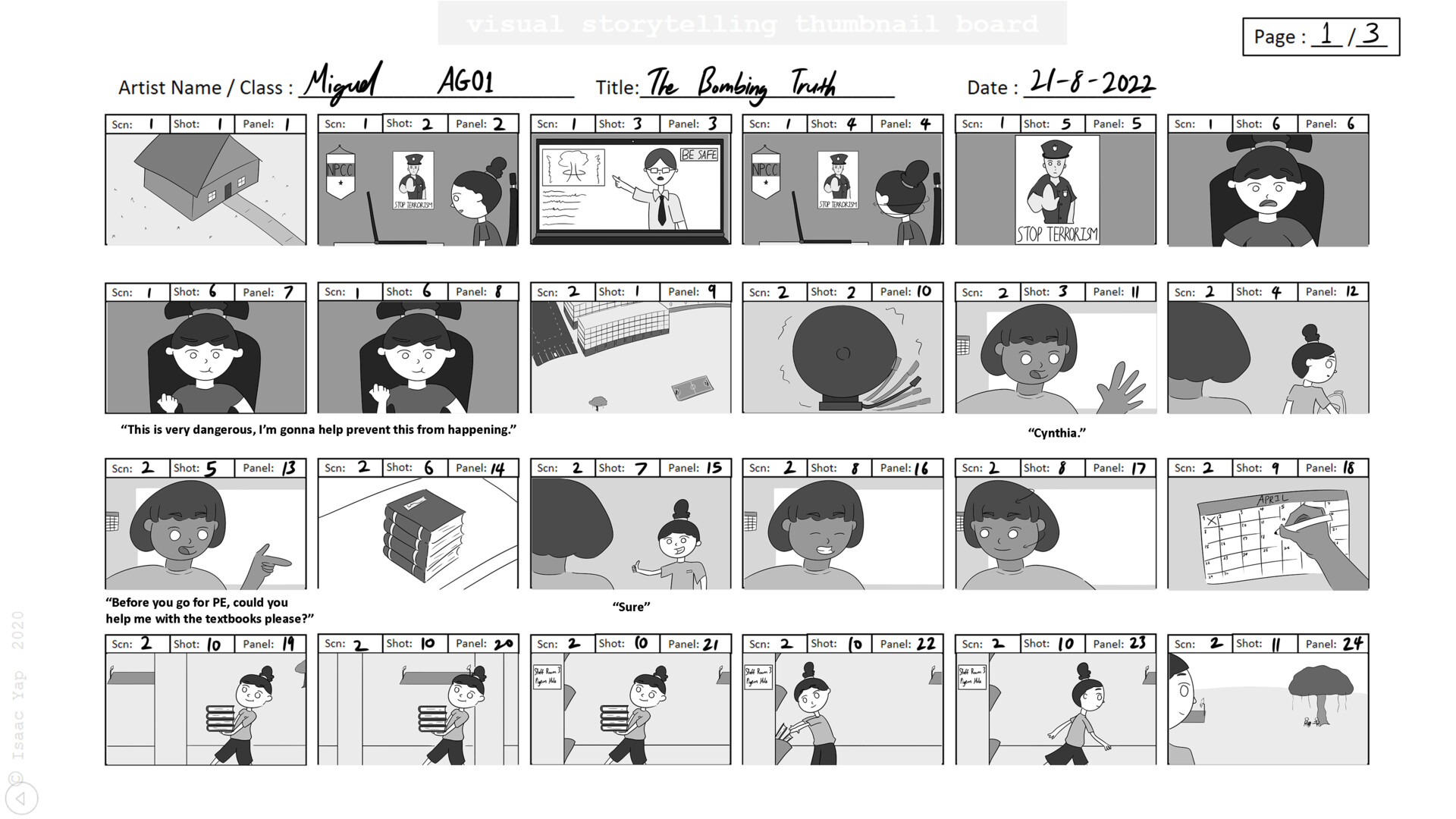 ArtStation - The Bombing Truth (CA02: A Memorable Incident)