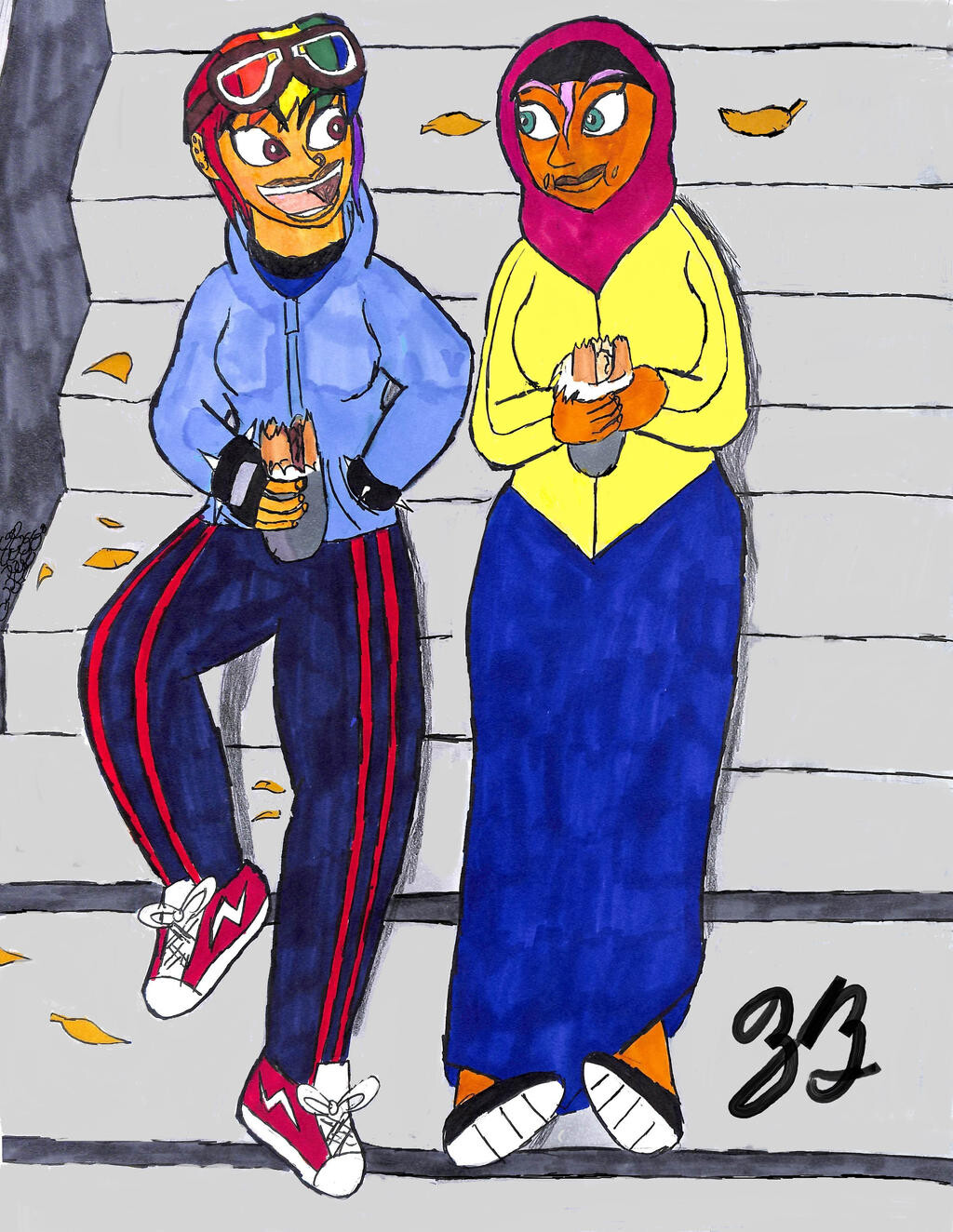 ArtStation - Juanita and Bahiya