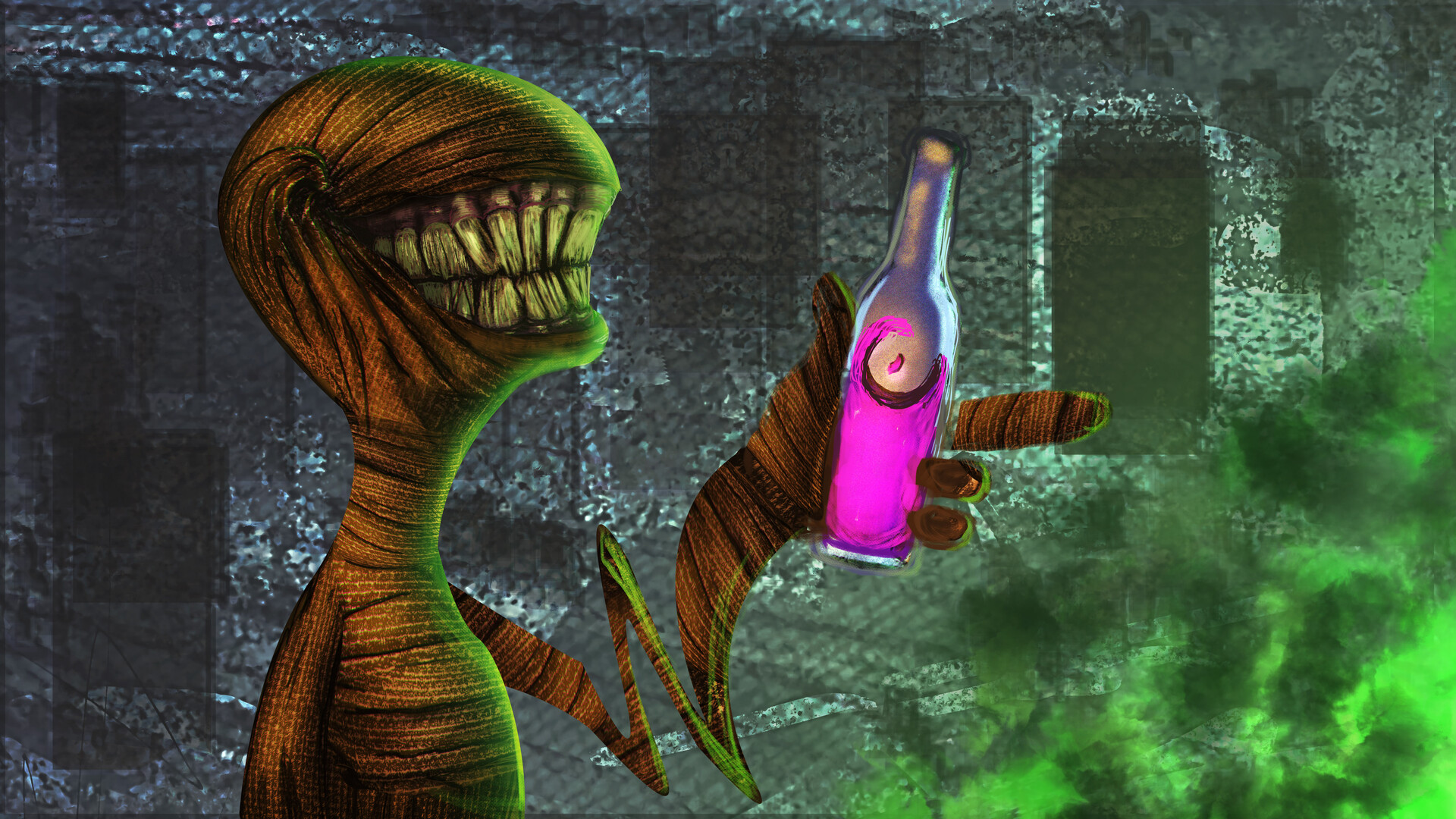 ArtStation - Mummy Drink