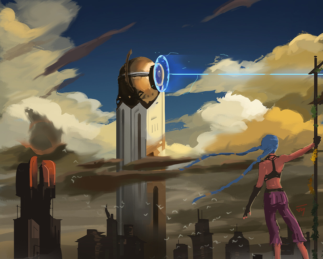 ArtStation - Arcane: Piltover Environment study