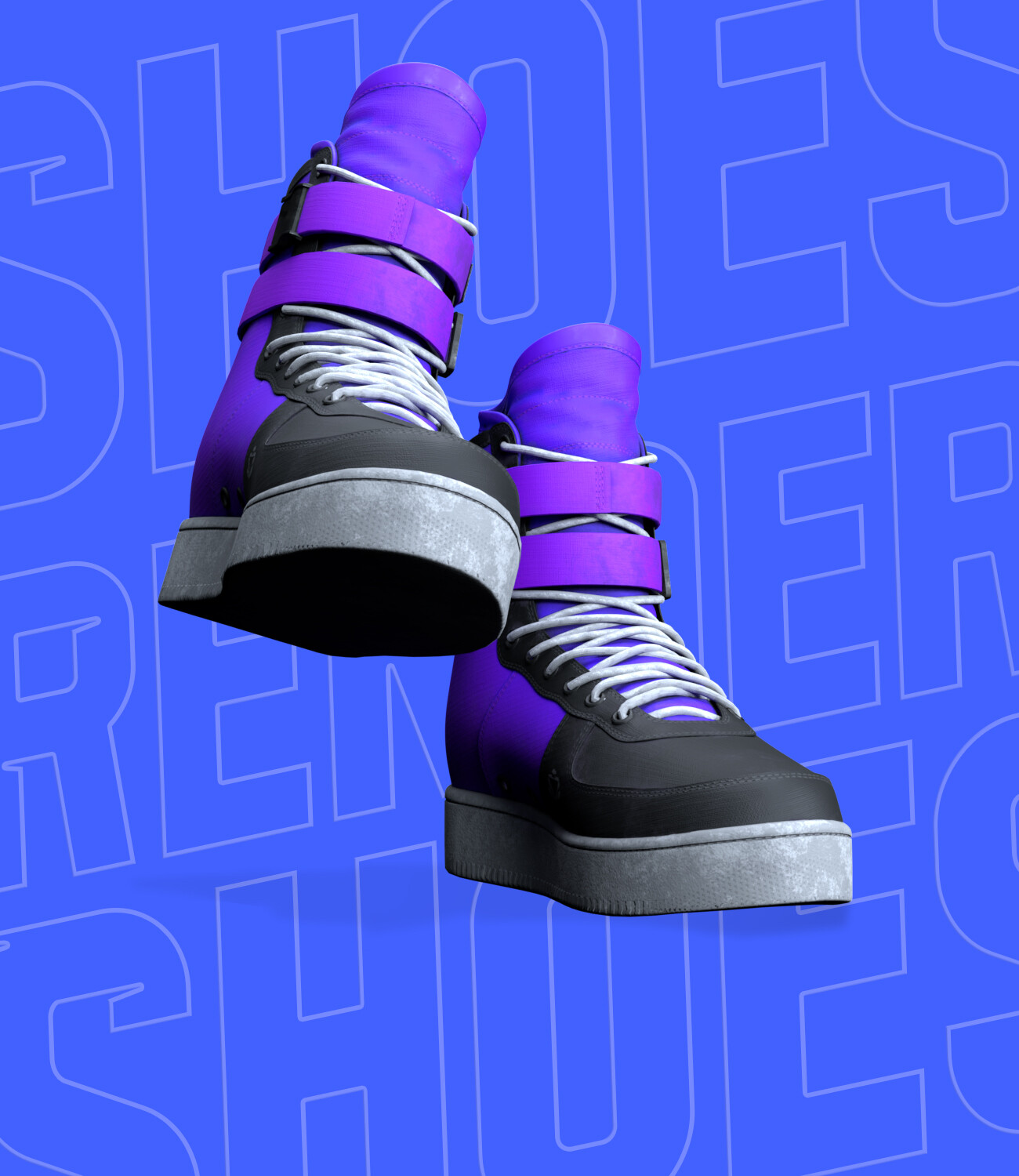 ArtStation - Sneakers animation render