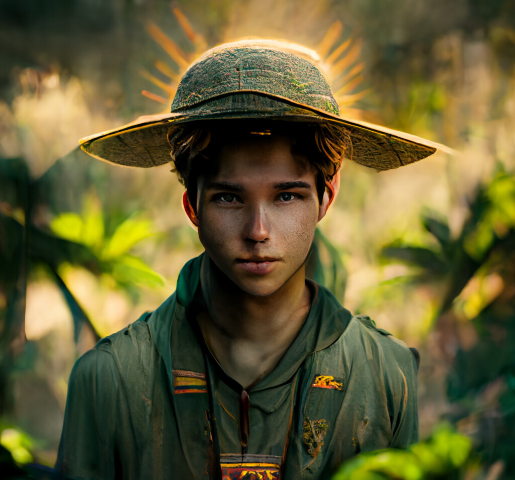 ArtStation - Young Jungle Explorer