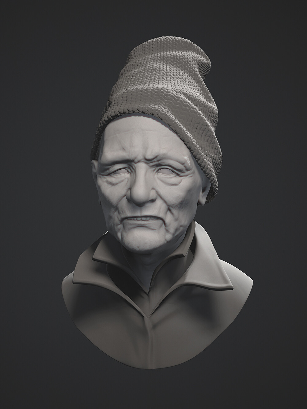 ArtStation - old man model practice