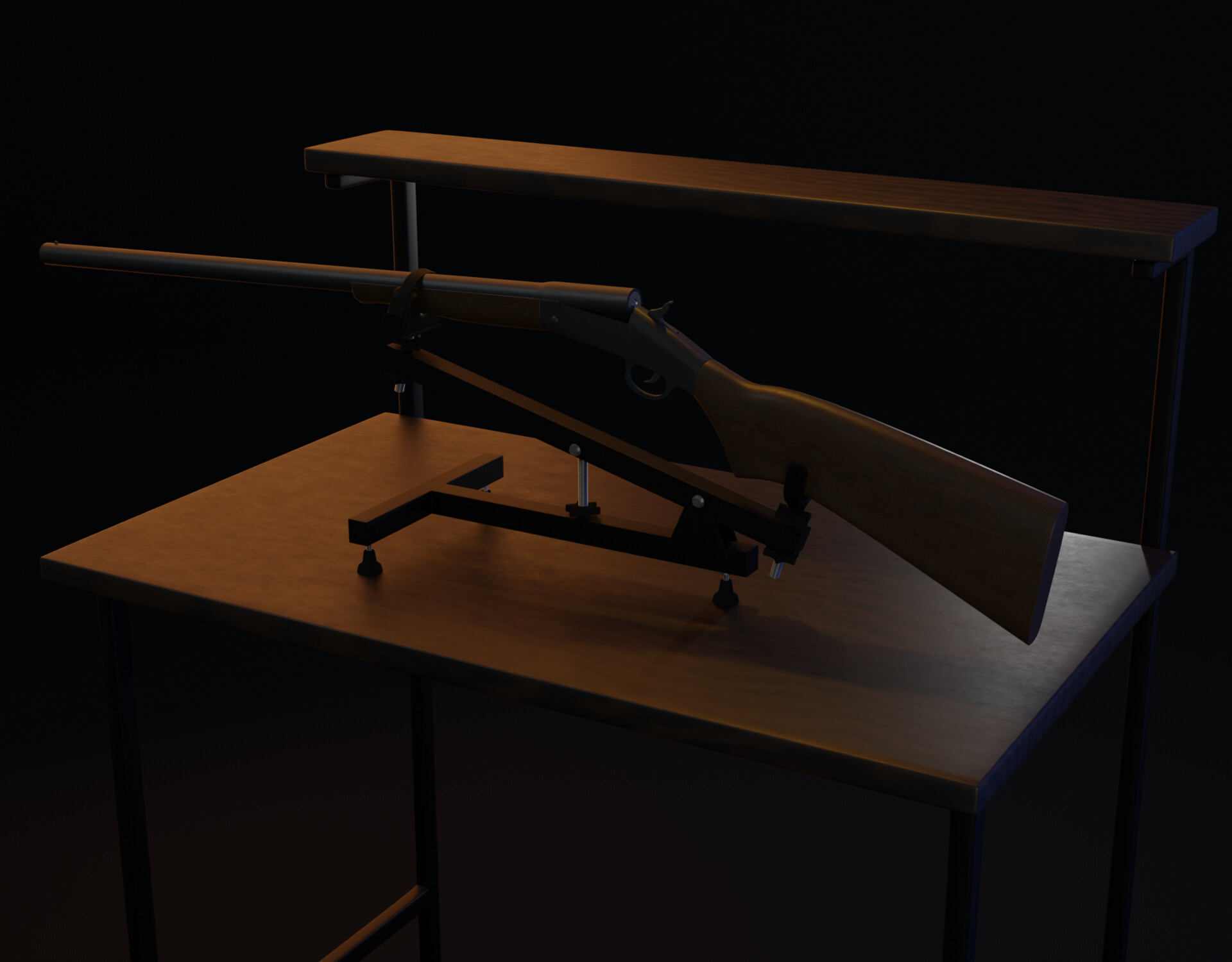 ArtStation - This is my first model of a weapon.