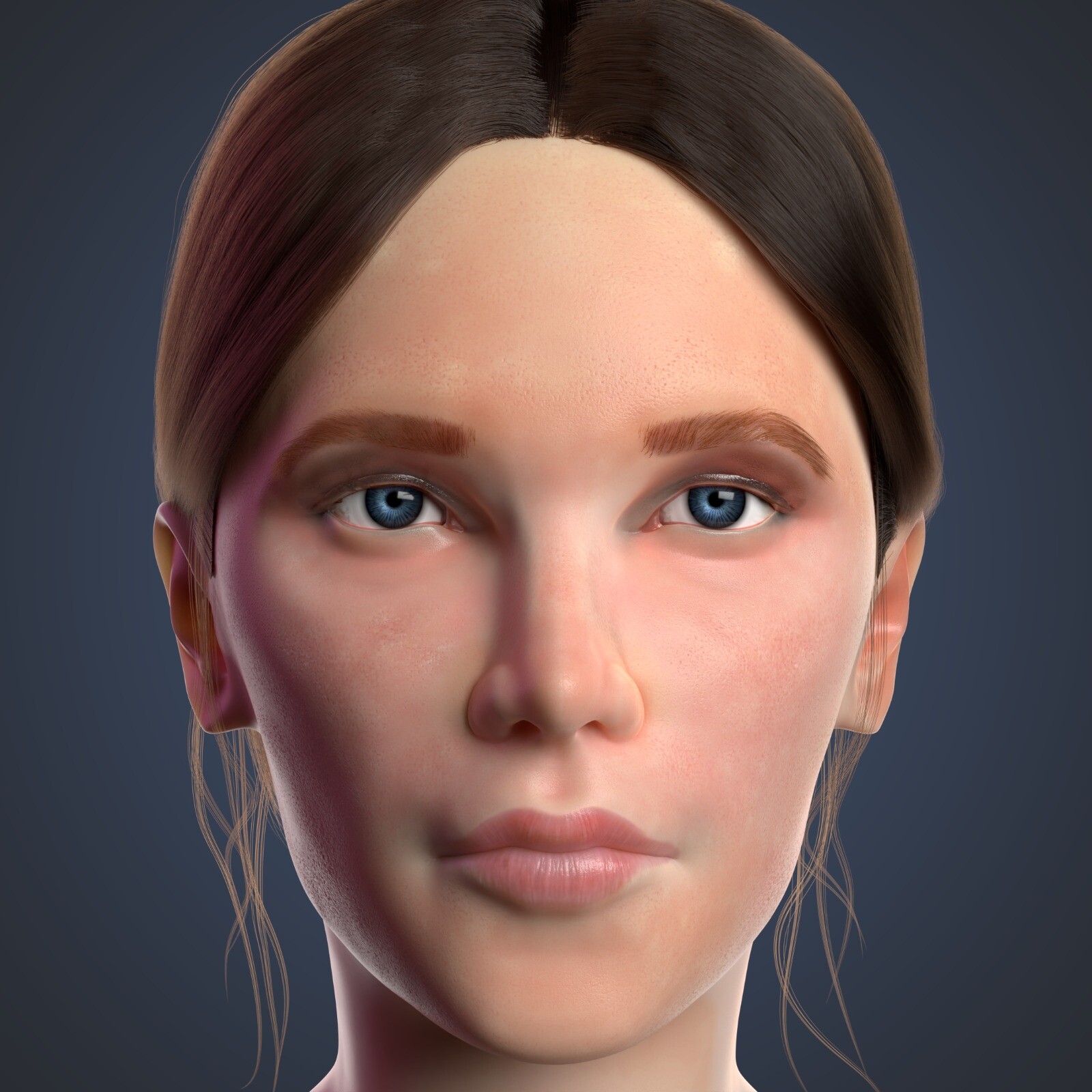 ArtStation - Realistic Female Portrait
