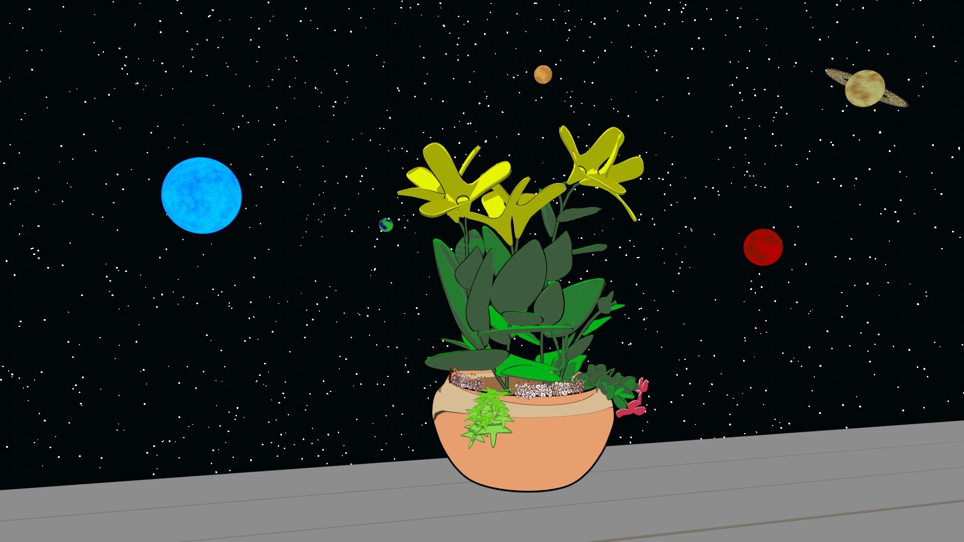 ArtStation - Plant in Space