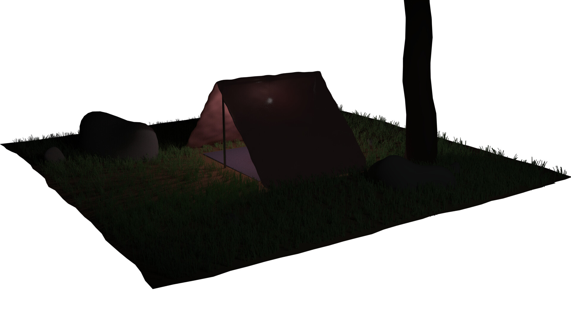 ArtStation - Simple stylized camp scene