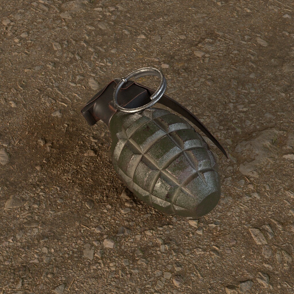 ArtStation - Grenade Texturing