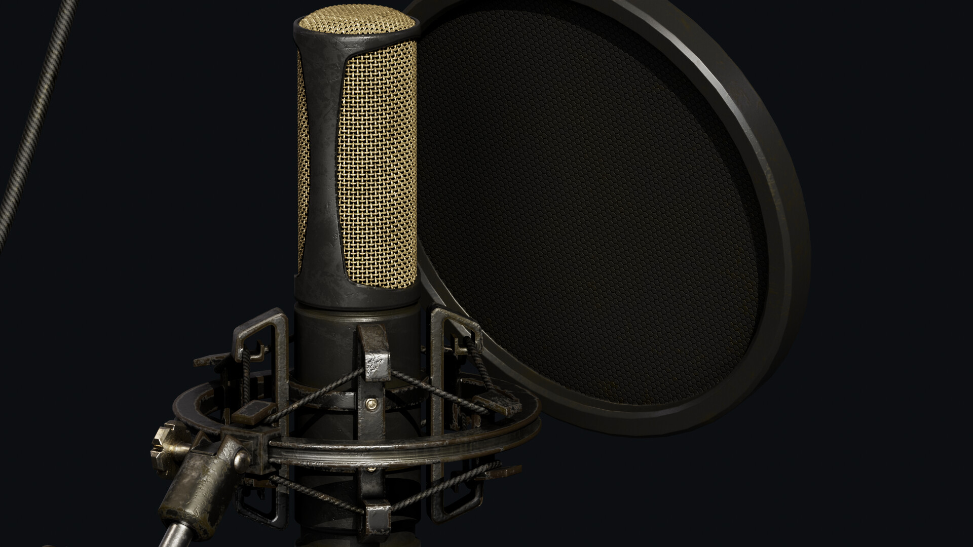 ArtStation - Studio Microphone (Hard_Surface)