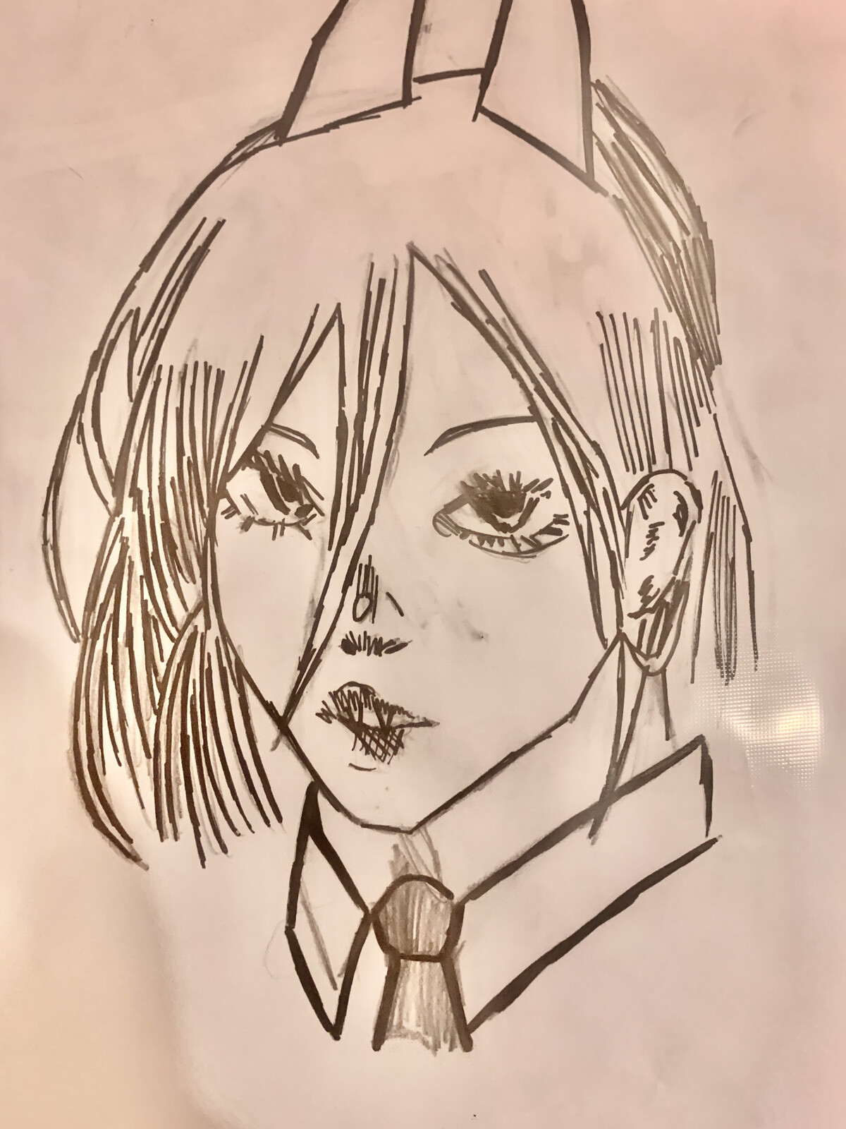 Phaeo - Power CSM lineart portrait