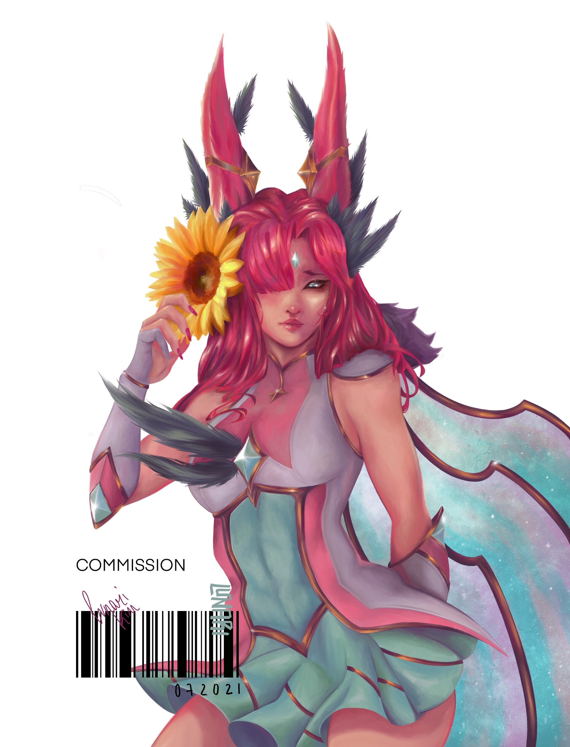 ArtStation - Xayah Commission for aeon.xayah on ig