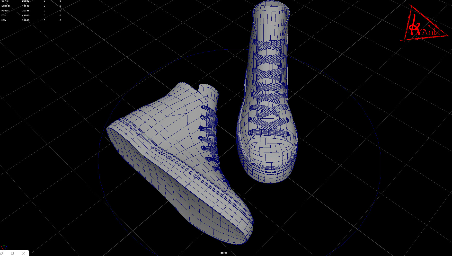 Karan Joshi - Converse_Shoe_Modelling & Texturing in Maya & Substance ...