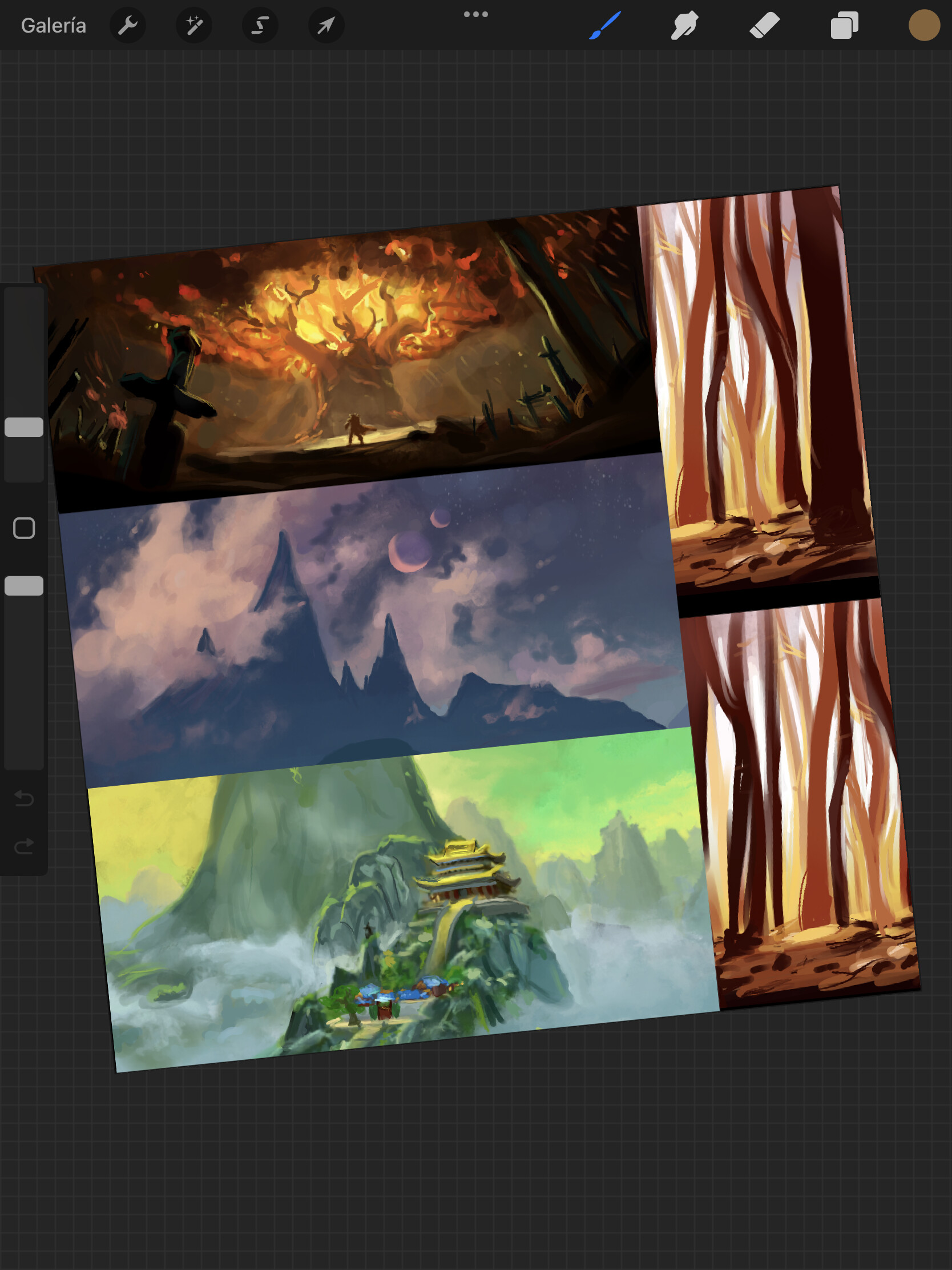 ArtStation - background practice