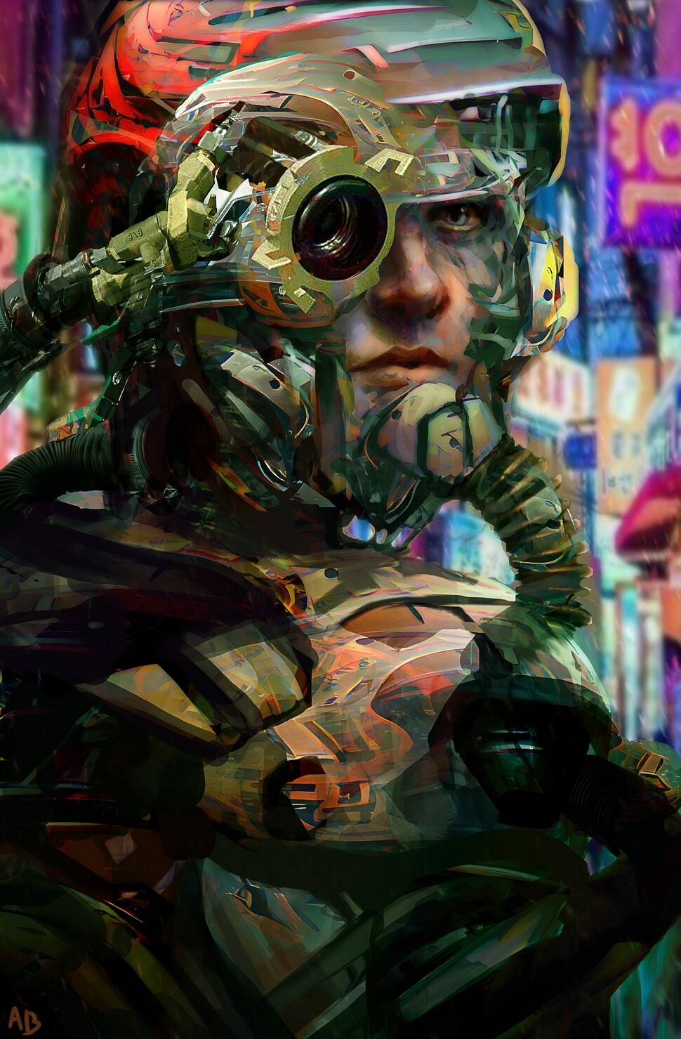 ArtStation - A man in the night