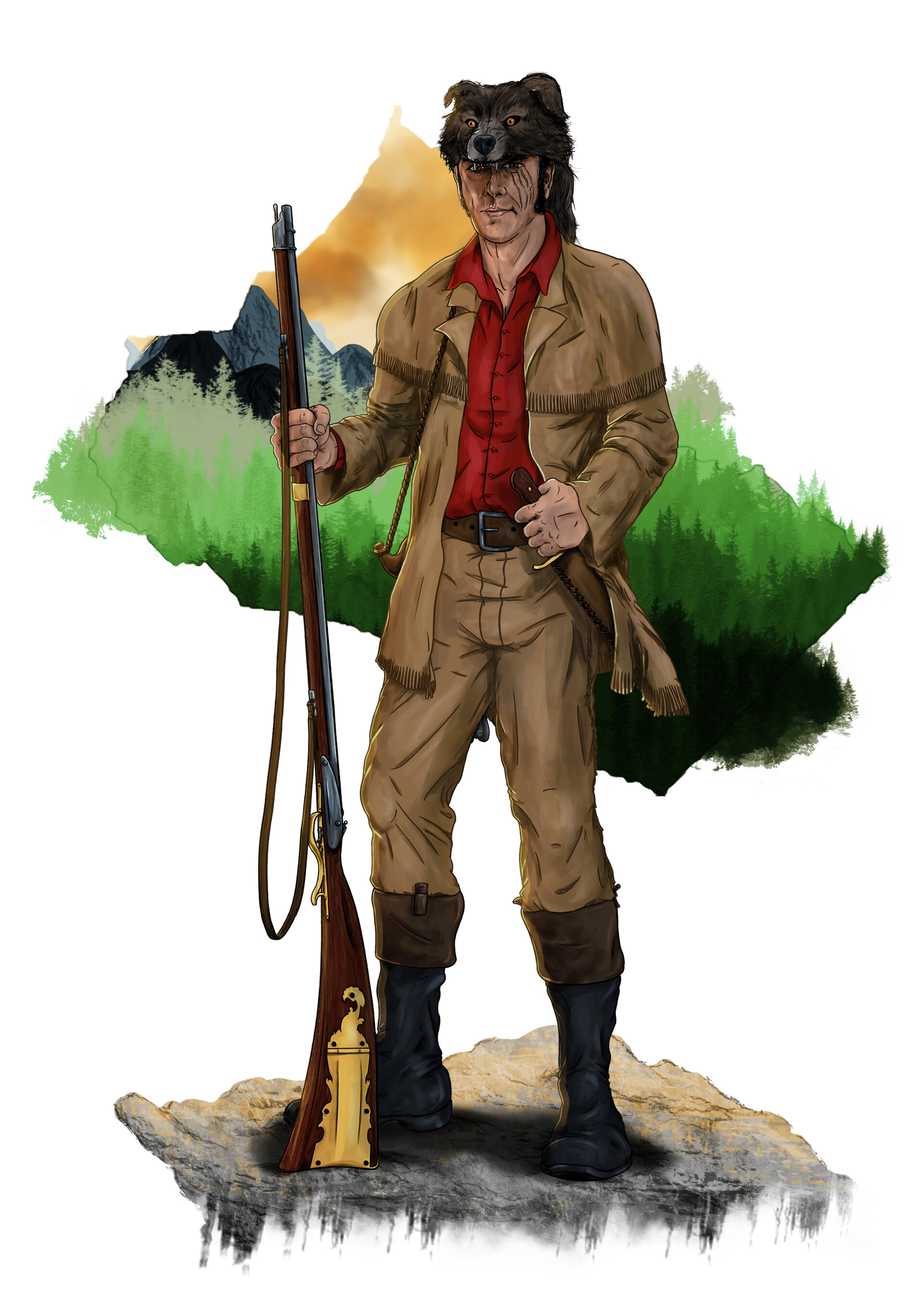 ArtStation - Davy Crockett 2
