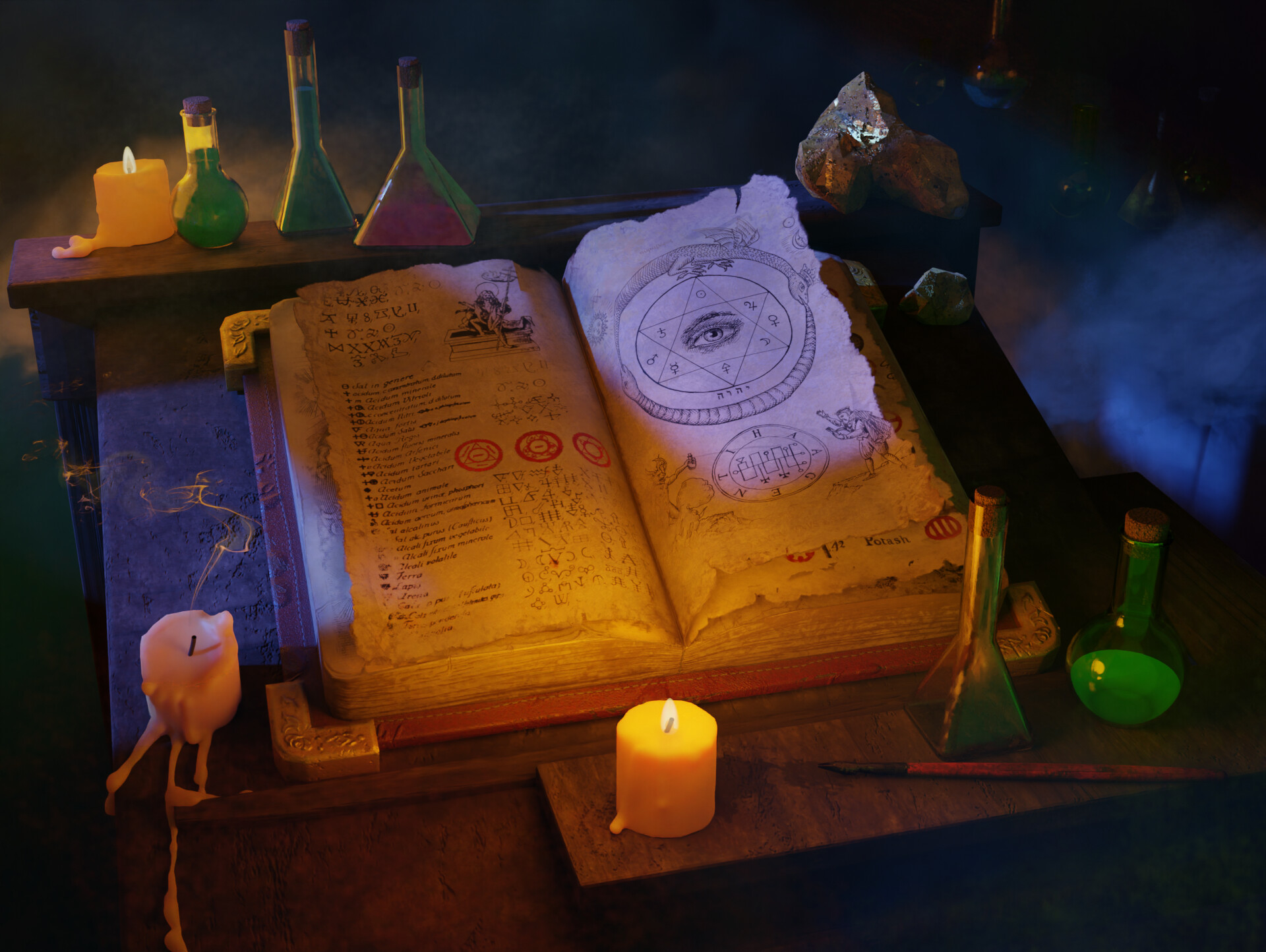 ArtStation - The Alchemist's Book
