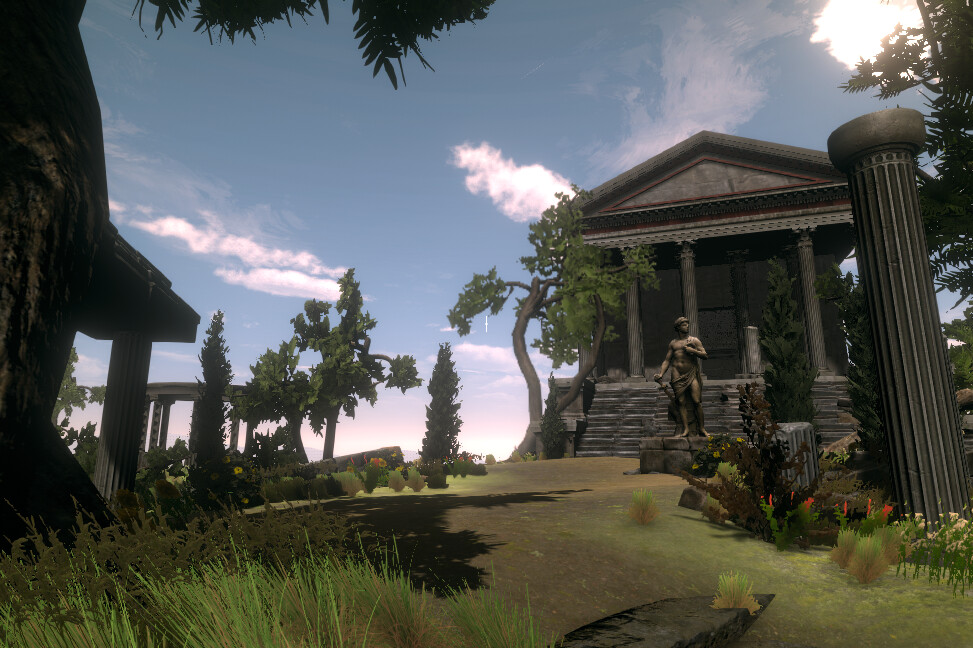 ArtStation - WIP Roman Ruins Level Design