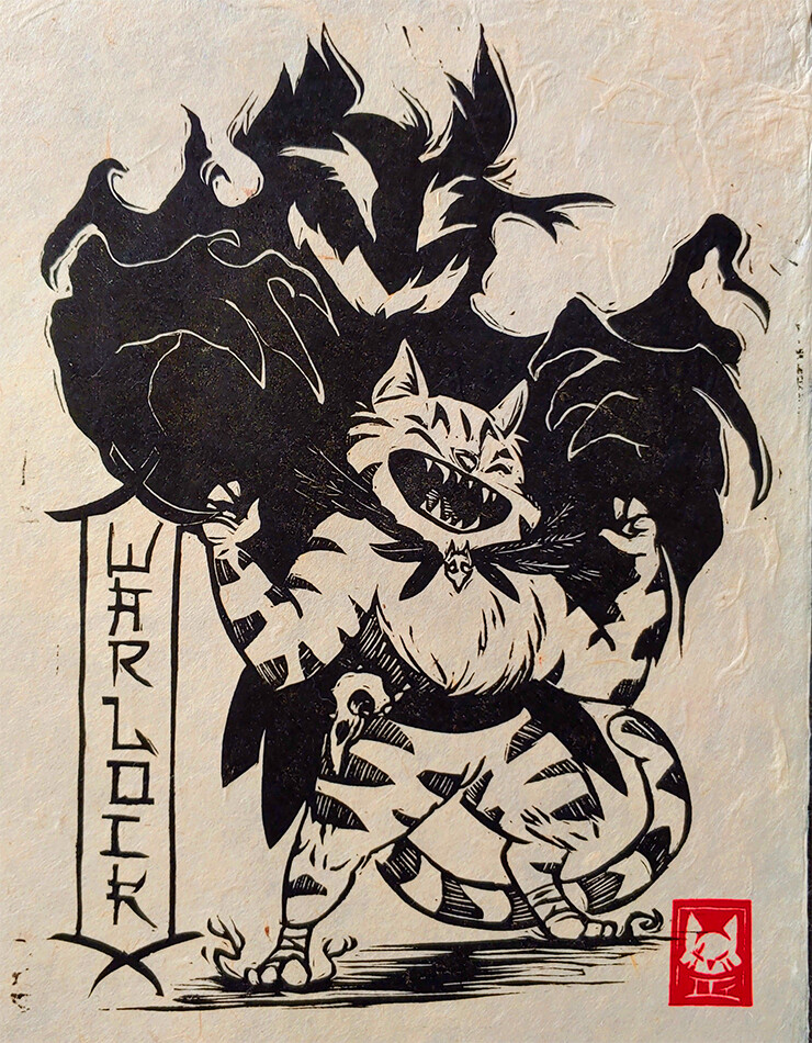 ArtStation - Cat Class: Warlock