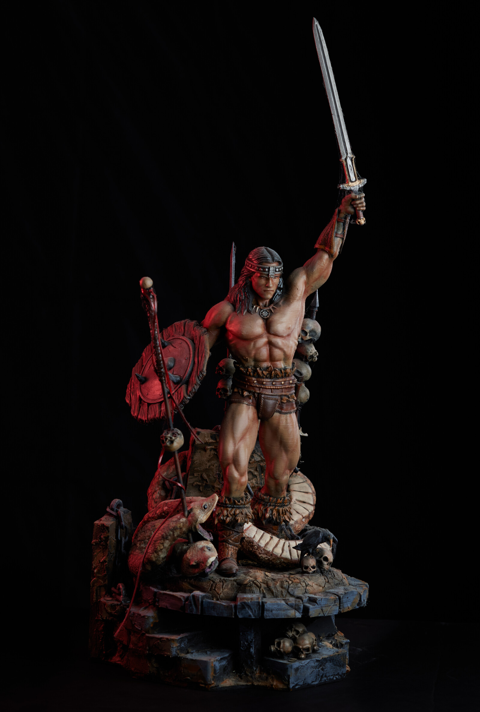 ArtStation - Conan Statue - Customized and Based around Sanix 3D Print