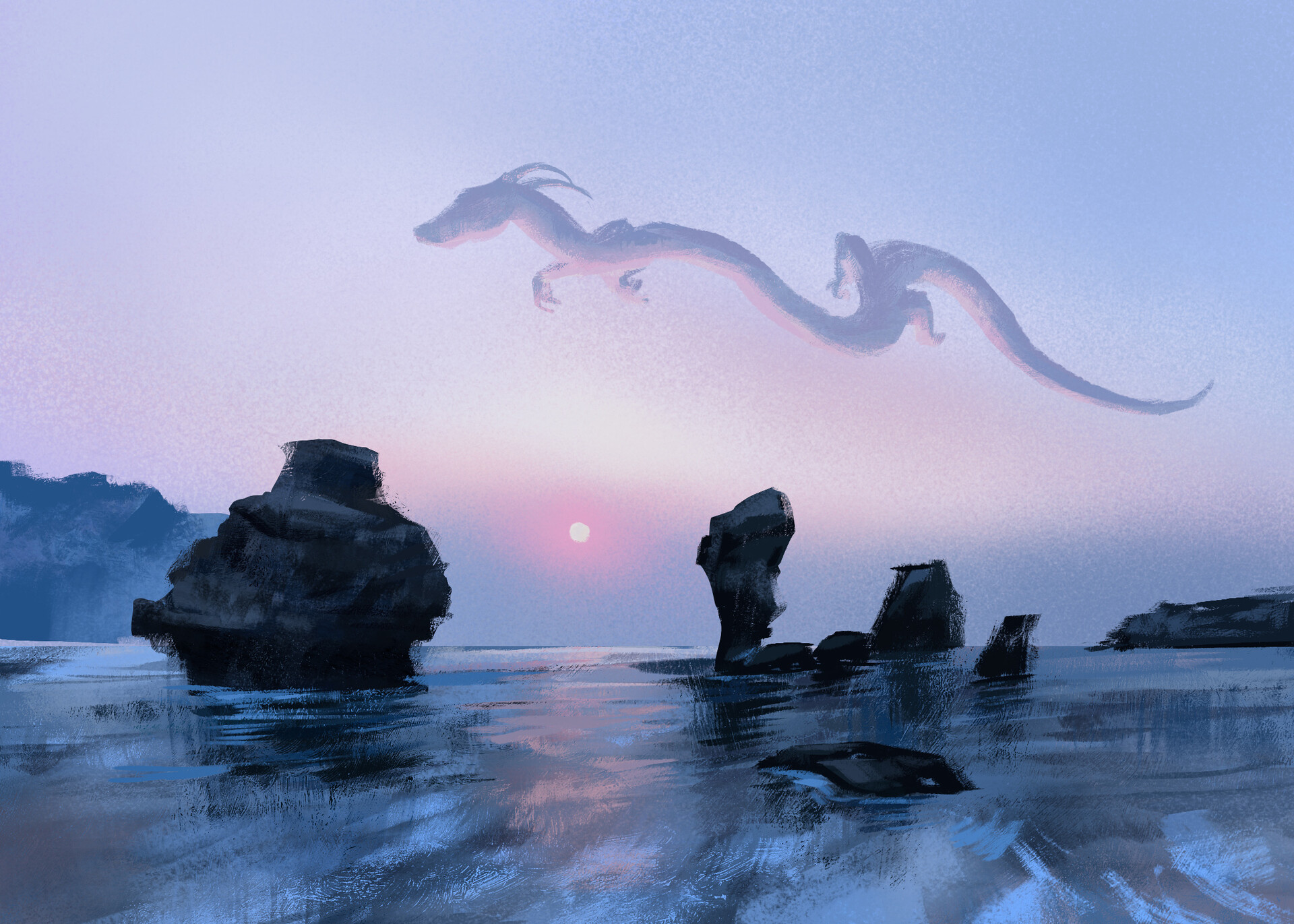 ArtStation - Dragon on the loose!