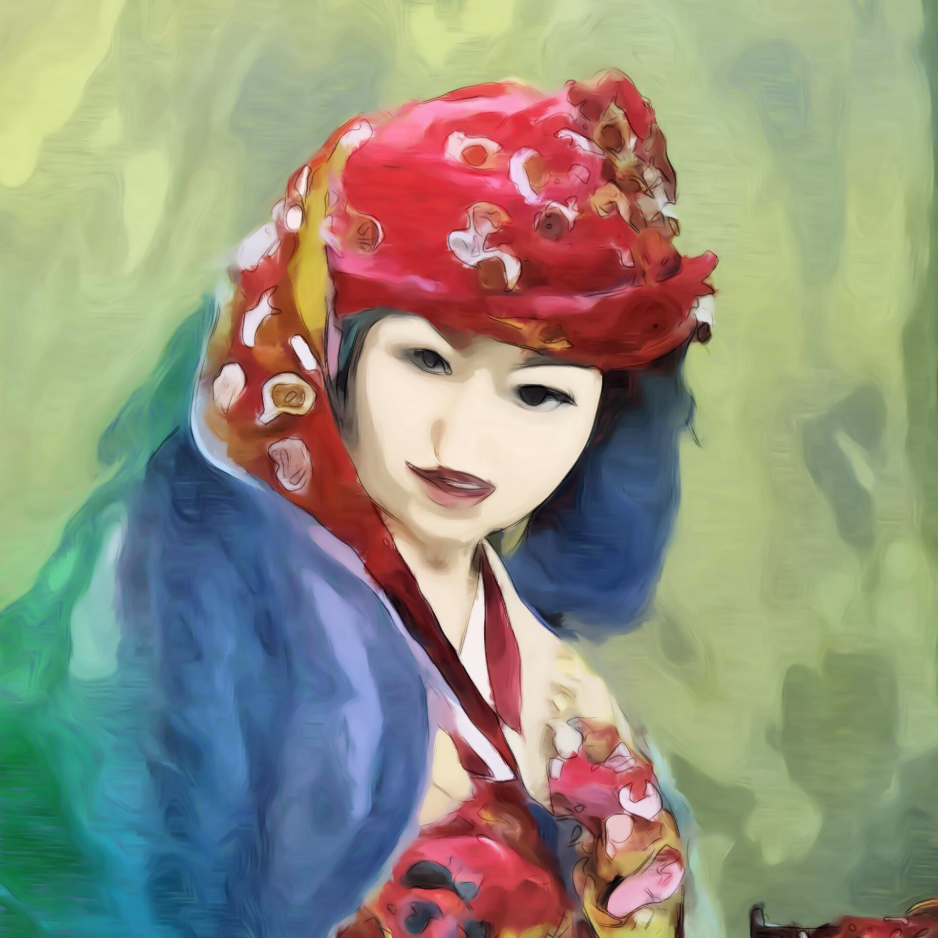 ArtStation - Delightful Japanese woman