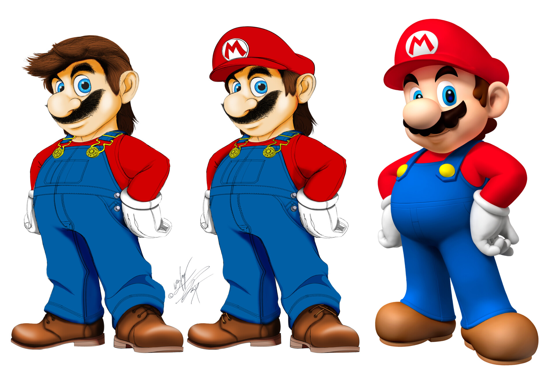 ArtStation - Mario Mario (Restyle)