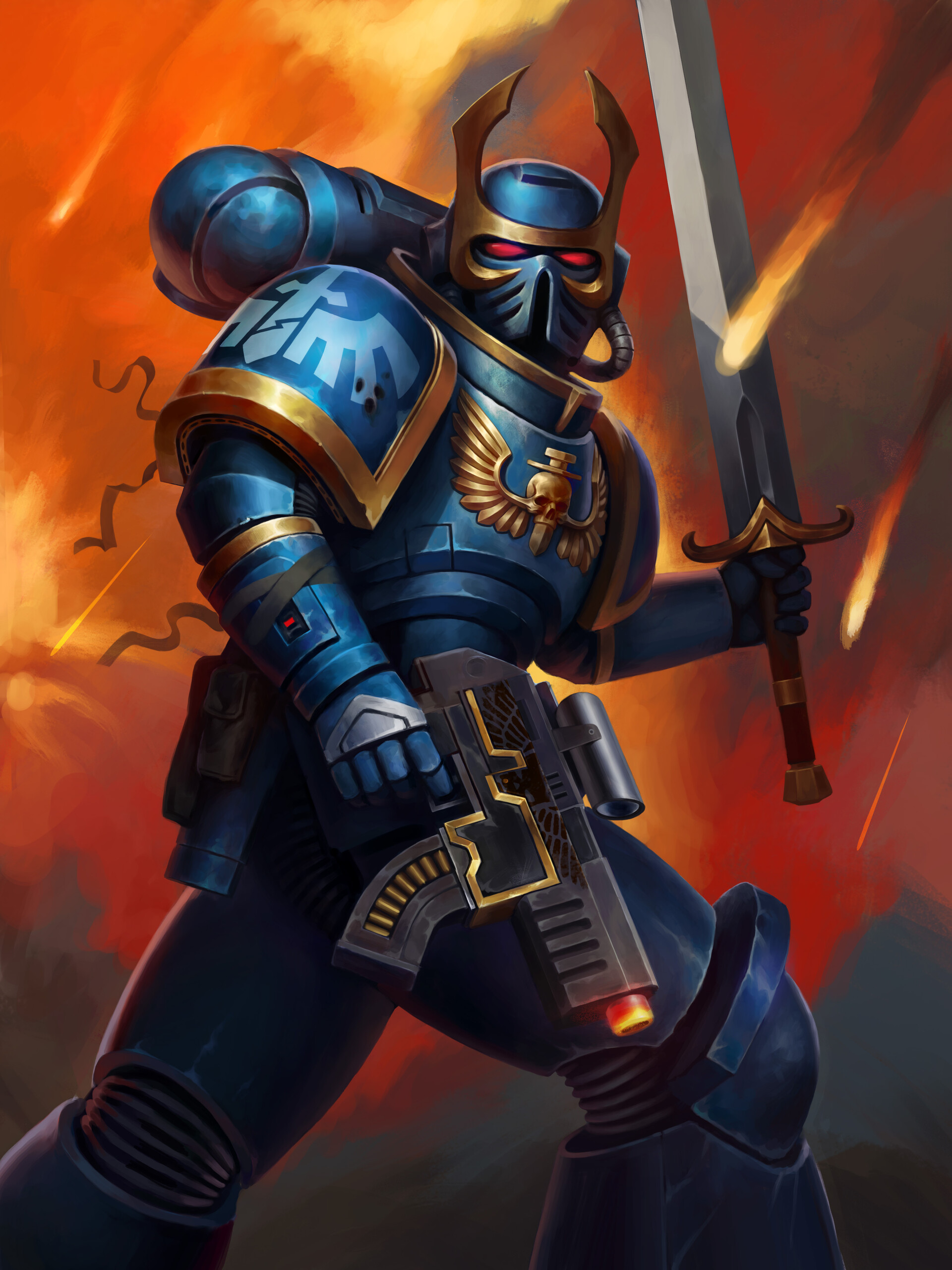 Arsenii Kakalov Fanart Space Marine