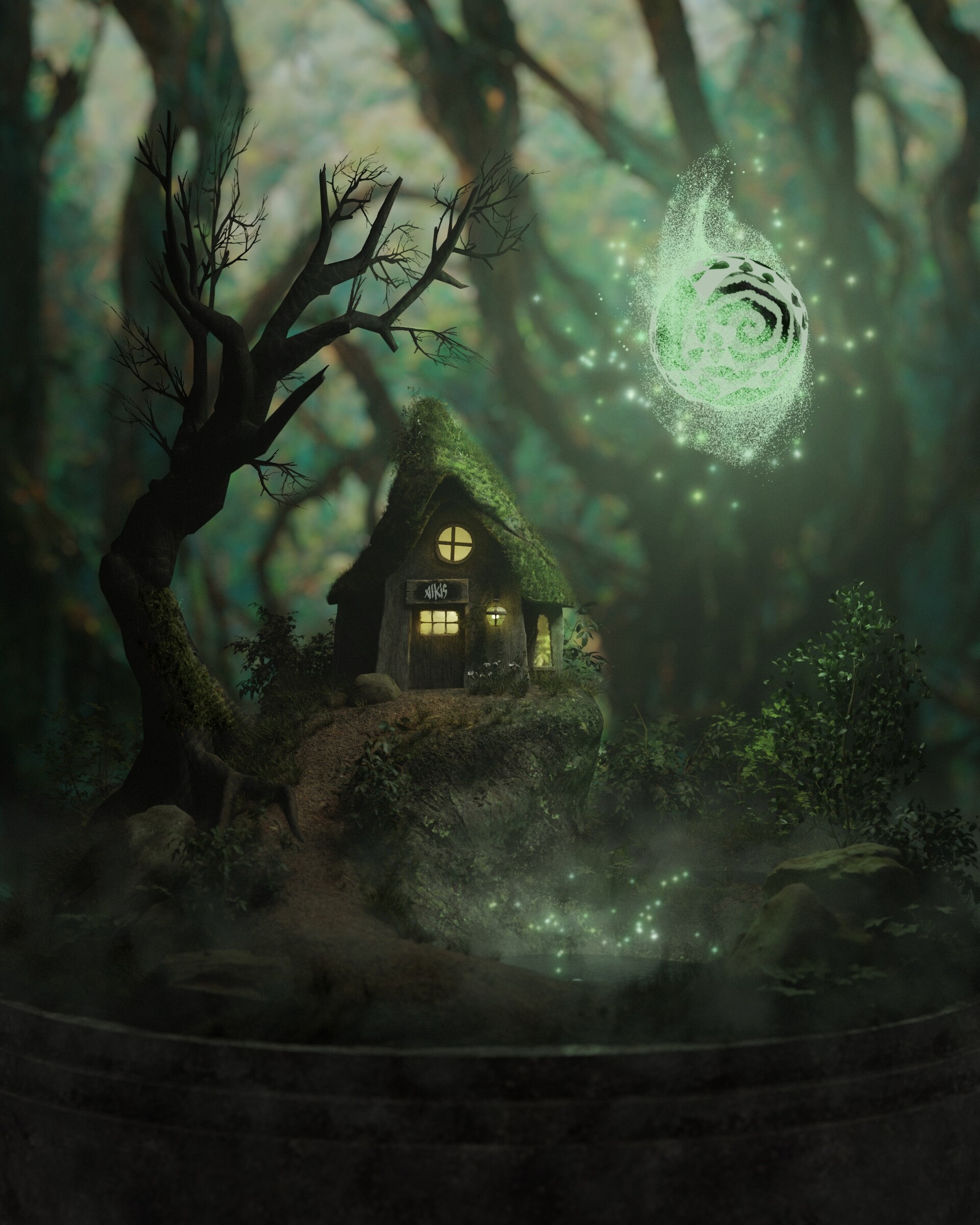 ArtStation - Little witch ball